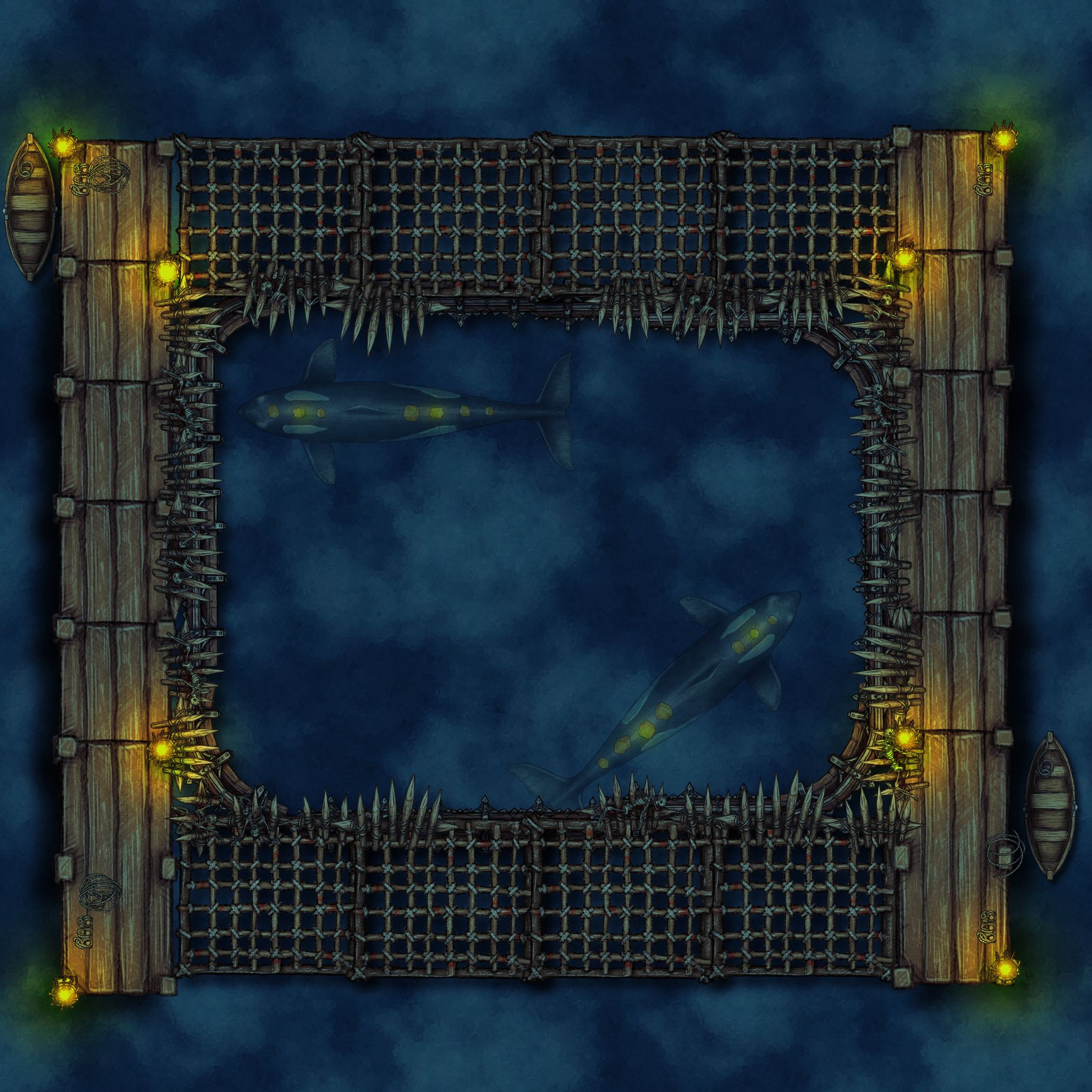 Leviathan Breeding Pin | Inkarnate - Create Fantasy Maps Online