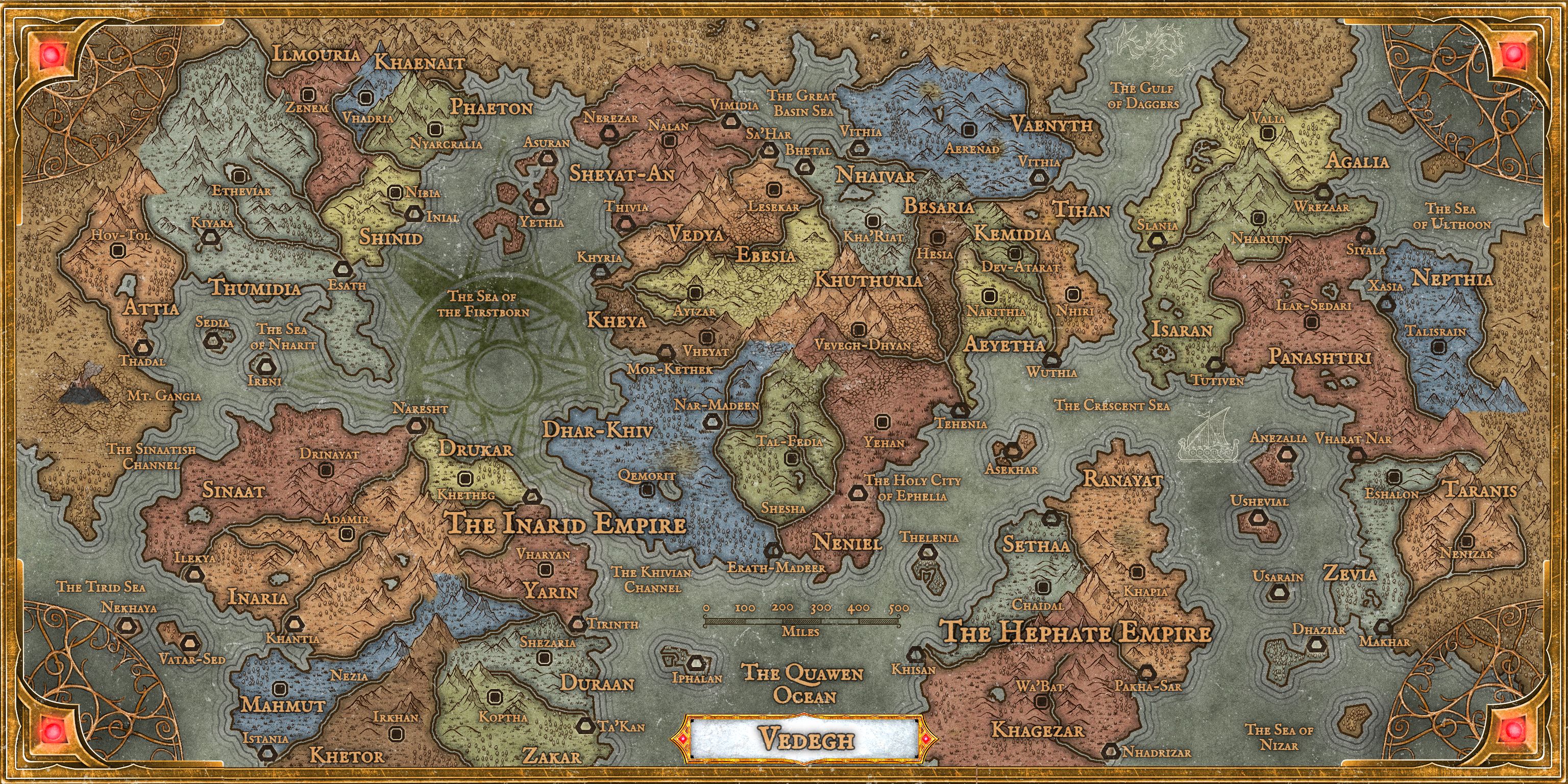 Vedegh Version 1.2 | Inkarnate - Create Fantasy Maps Online