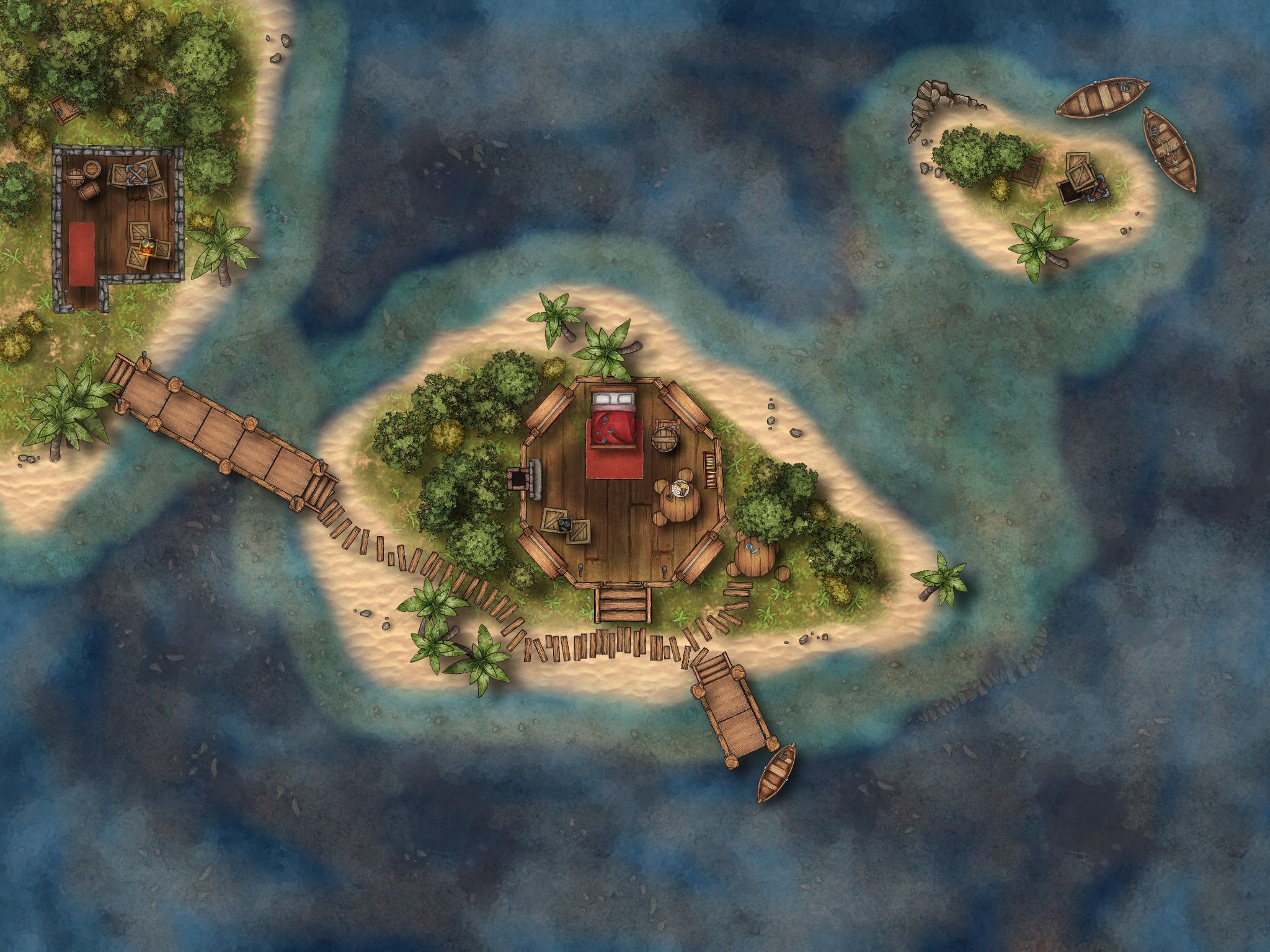 Paradise Isles | Inkarnate - Create Fantasy Maps Online