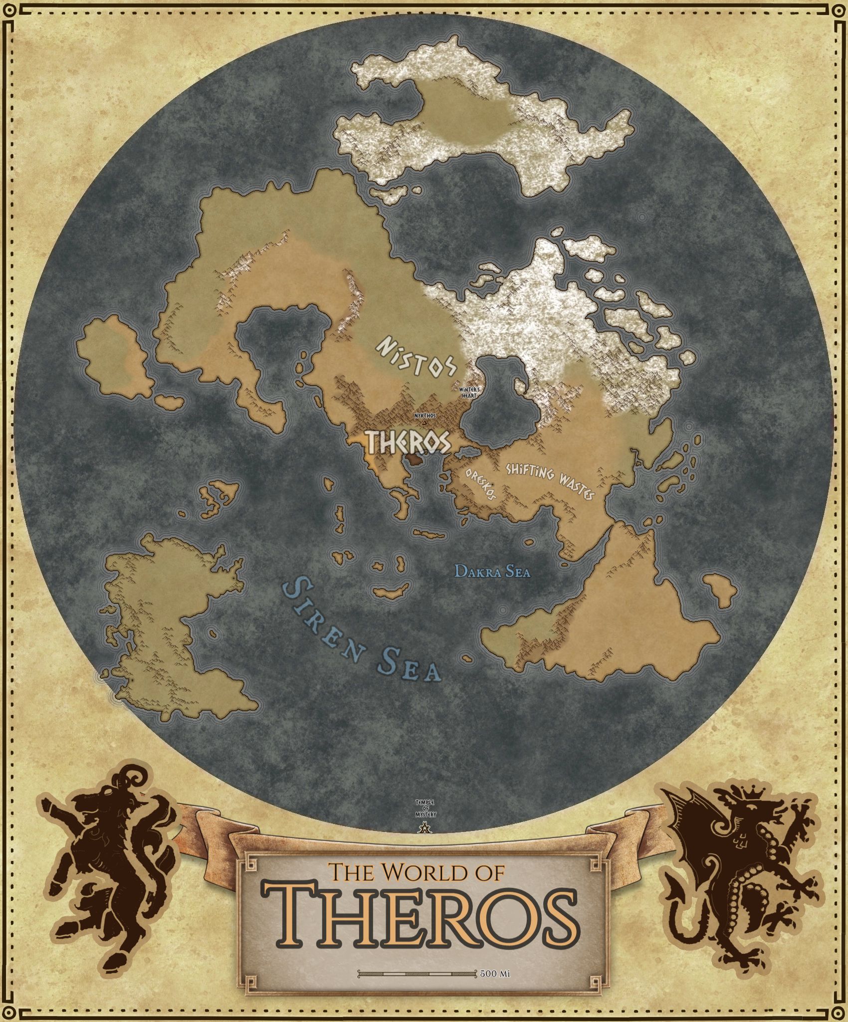 Theros - Worldmap v12 | Inkarnate - Create Fantasy Maps Online