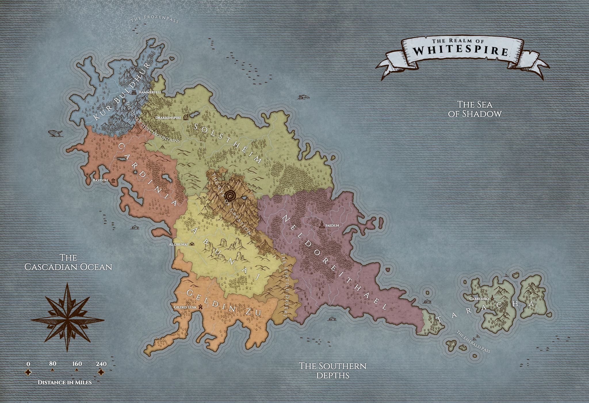 Map of Whitespire | Inkarnate - Create Fantasy Maps Online