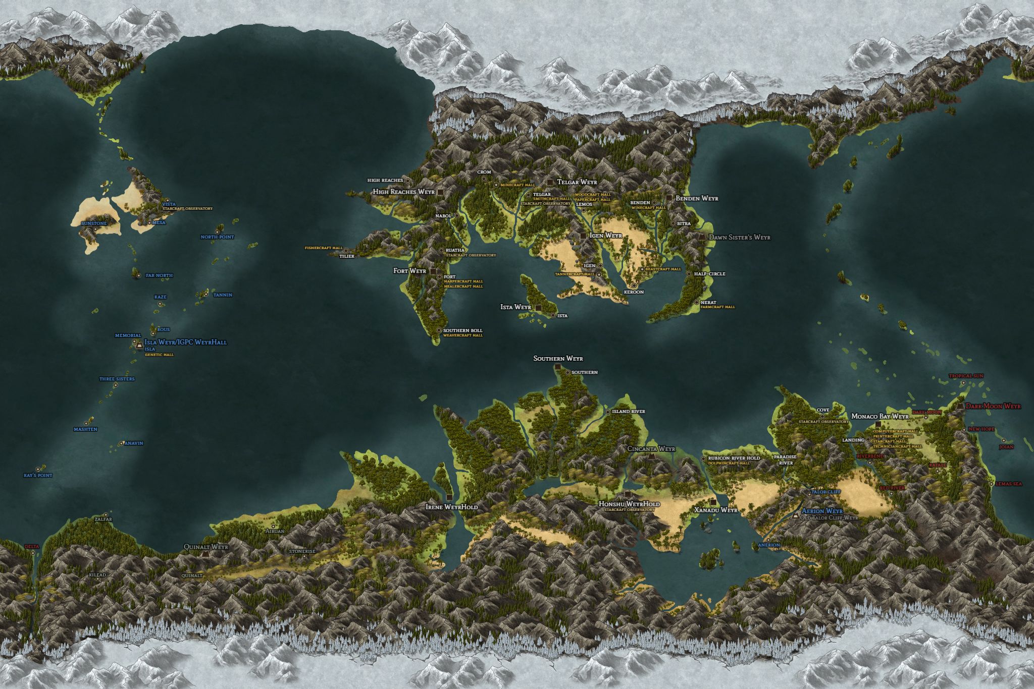 Pern Map | Inkarnate - Create Fantasy Maps Online