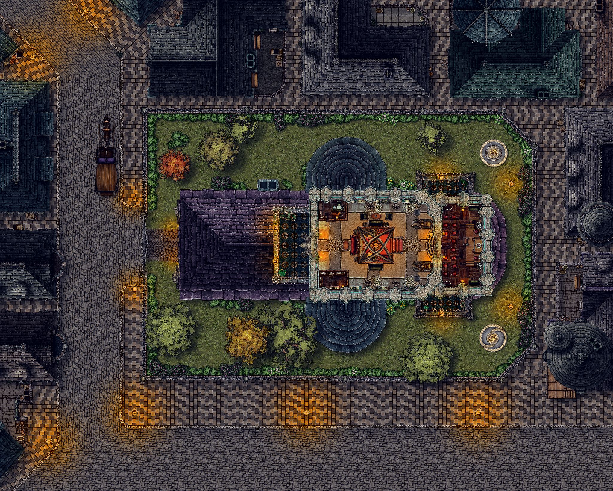 Auction House 75x60 - First Floor | Inkarnate - Create Fantasy Maps Online