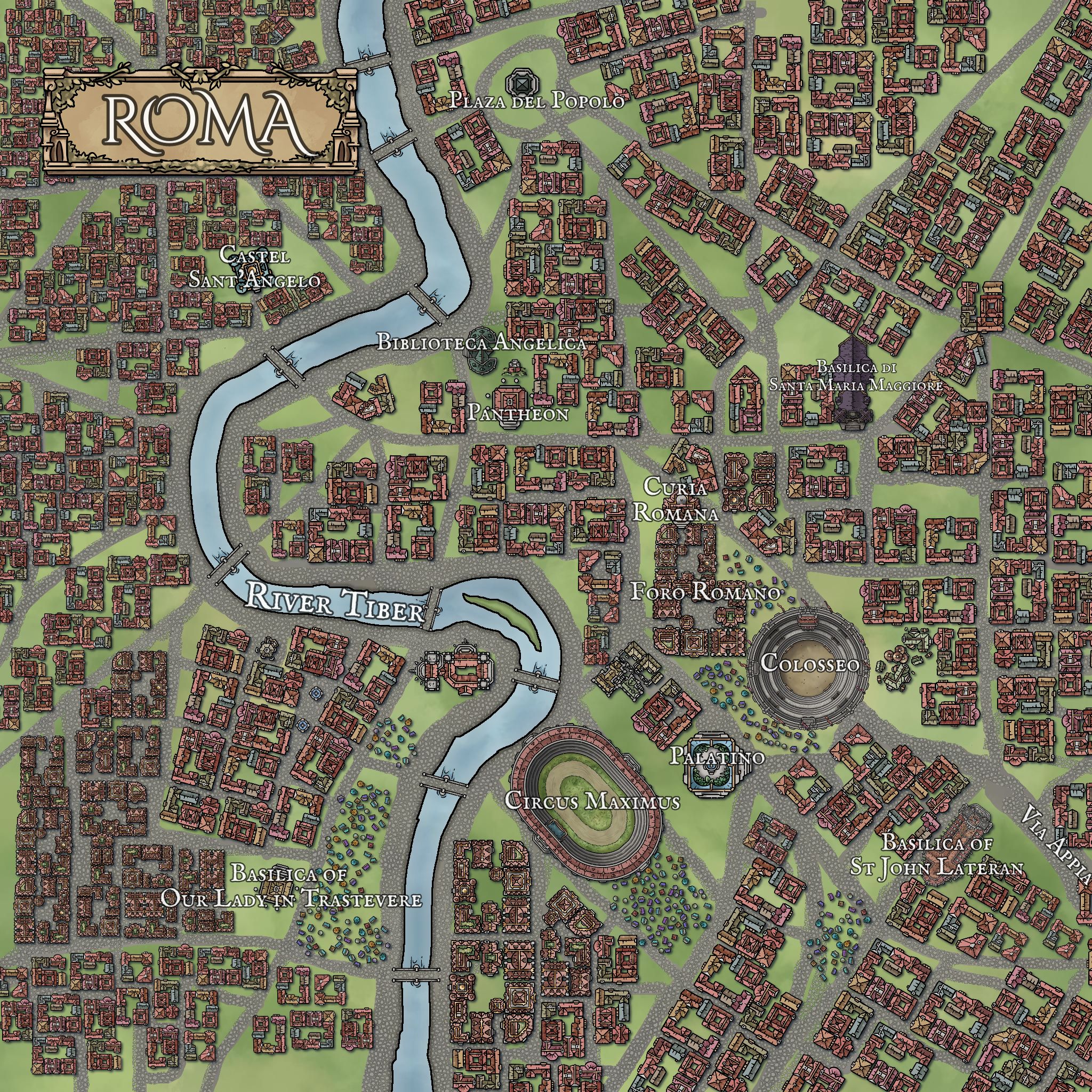 Rome | Inkarnate - Create Fantasy Maps Online
