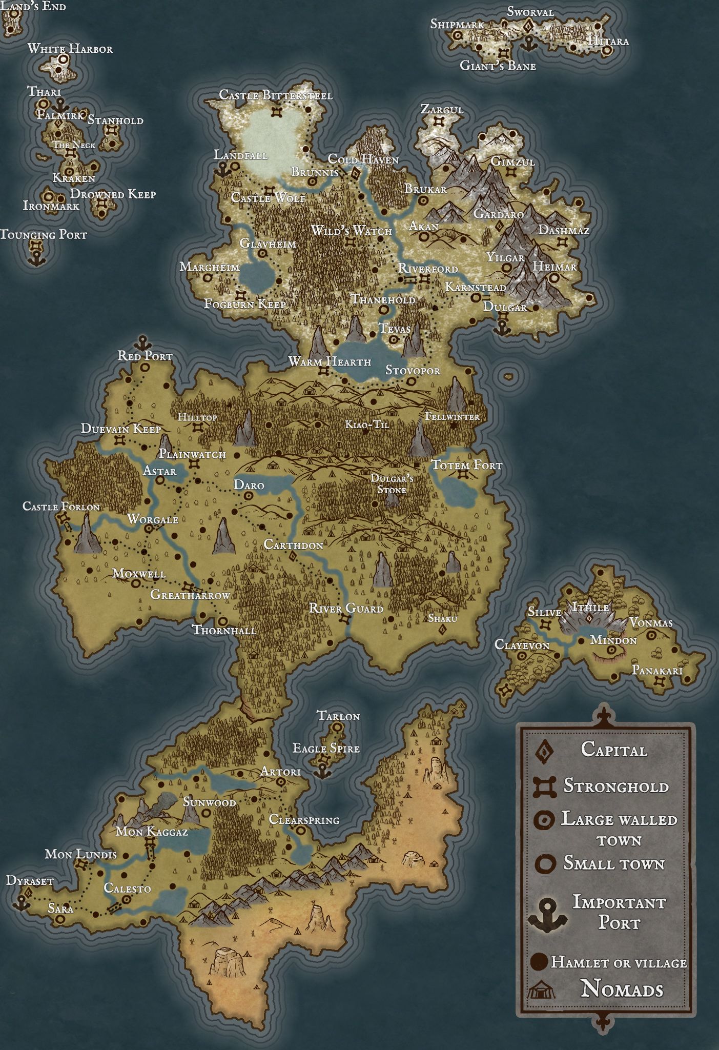 World map | Inkarnate - Create Fantasy Maps Online
