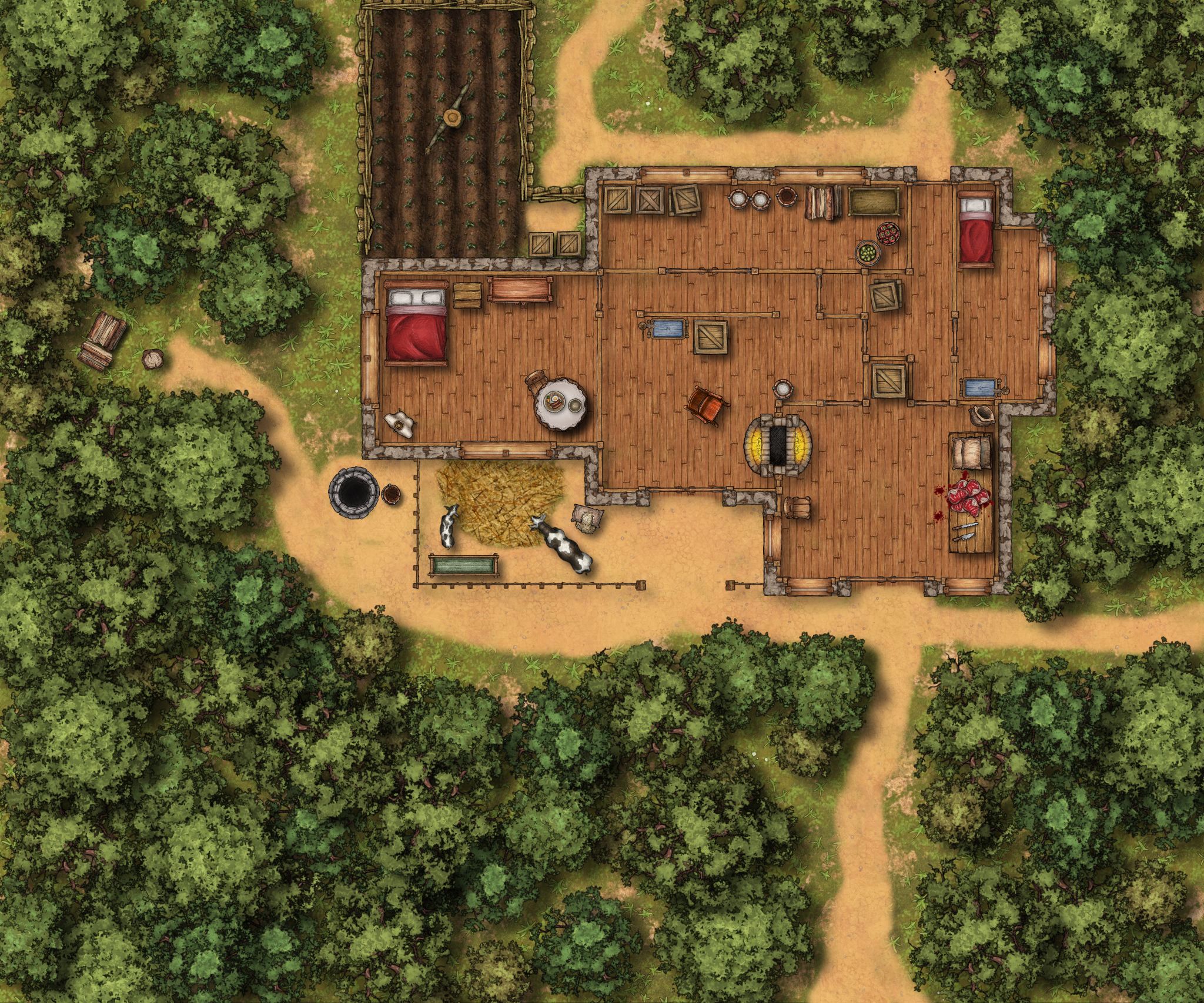 Farmstead | Inkarnate - Create Fantasy Maps Online