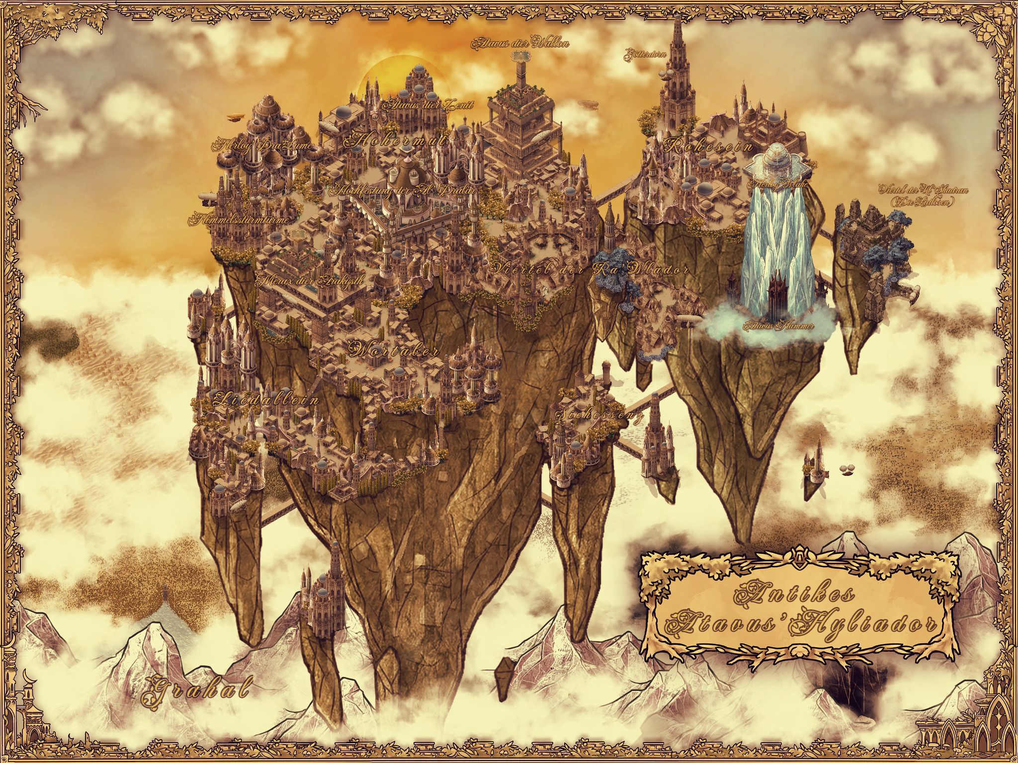 Antikes Atavus'Heliador | Inkarnate - Create Fantasy Maps Online