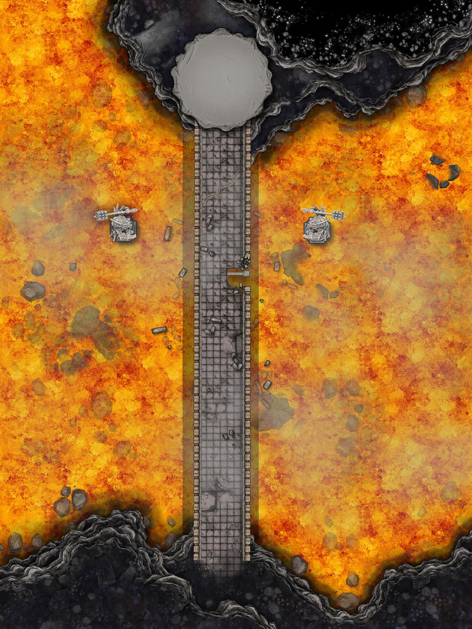 derelict bridge | Inkarnate - Create Fantasy Maps Online