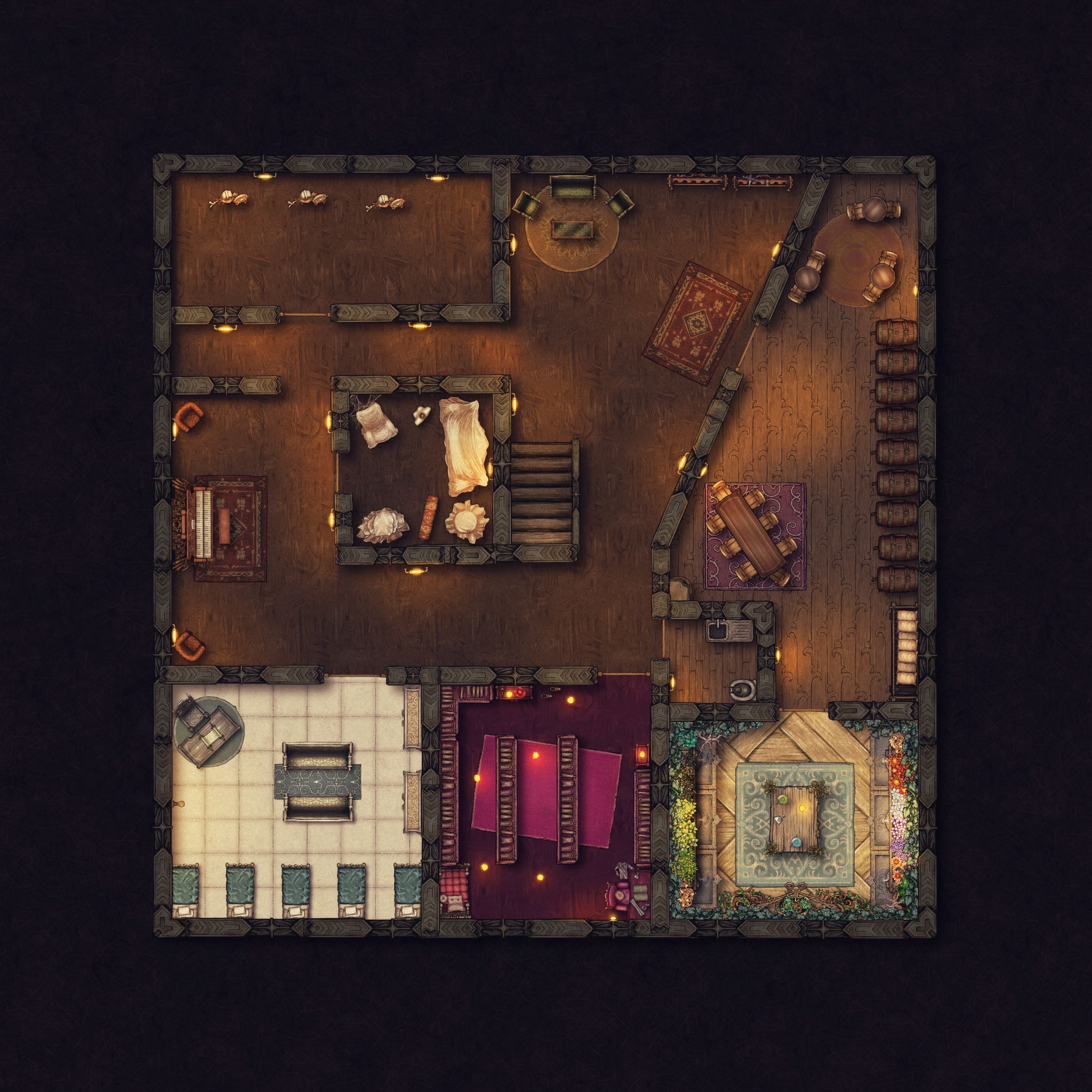 Guild House L1 | Inkarnate - Create Fantasy Maps Online