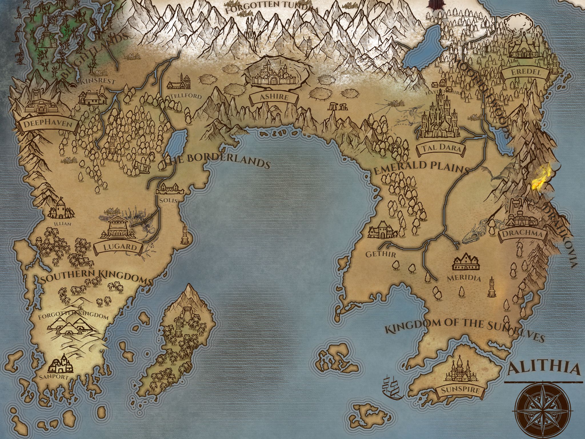 Alithia | Inkarnate - Create Fantasy Maps Online