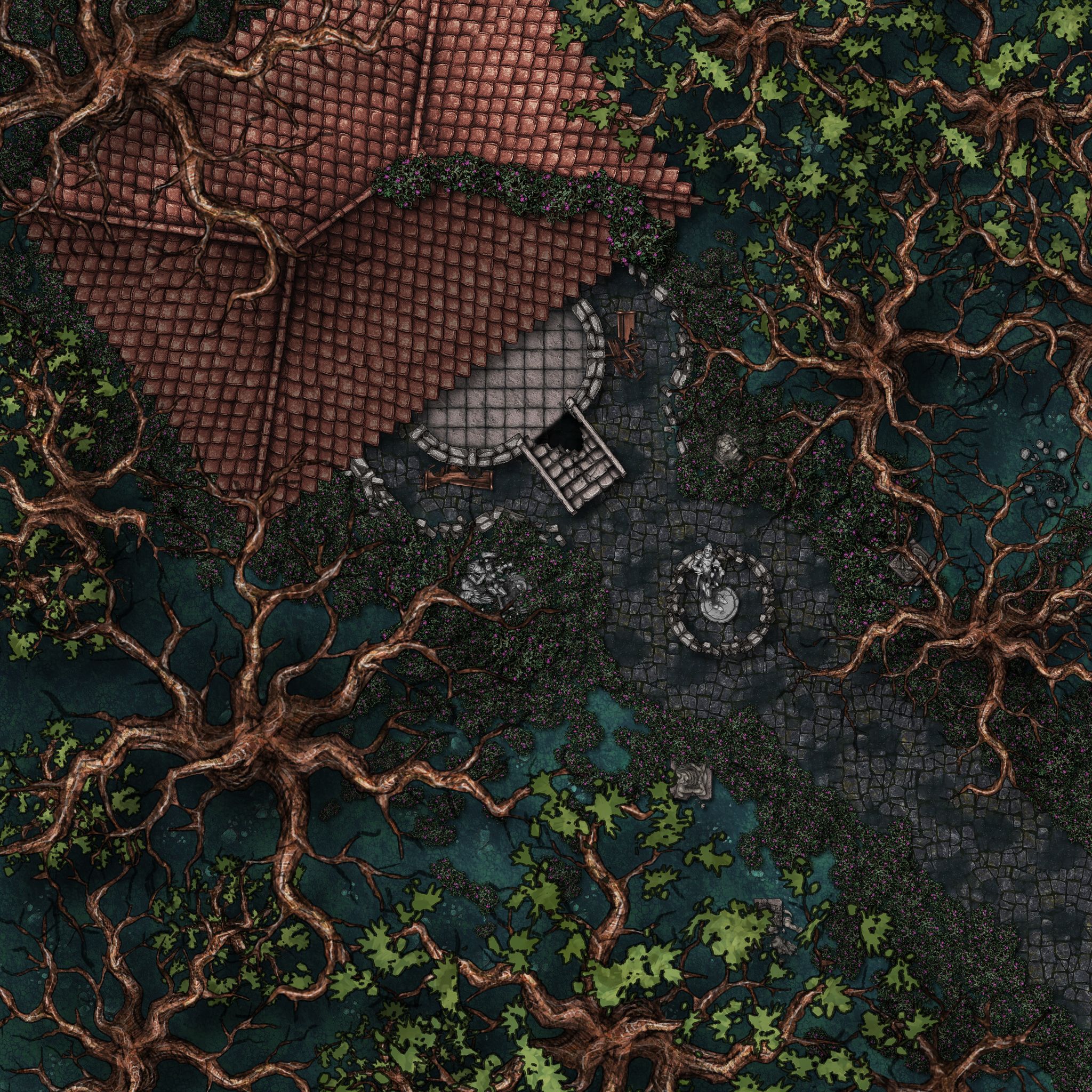 Abandoned mansion | Inkarnate - Create Fantasy Maps Online