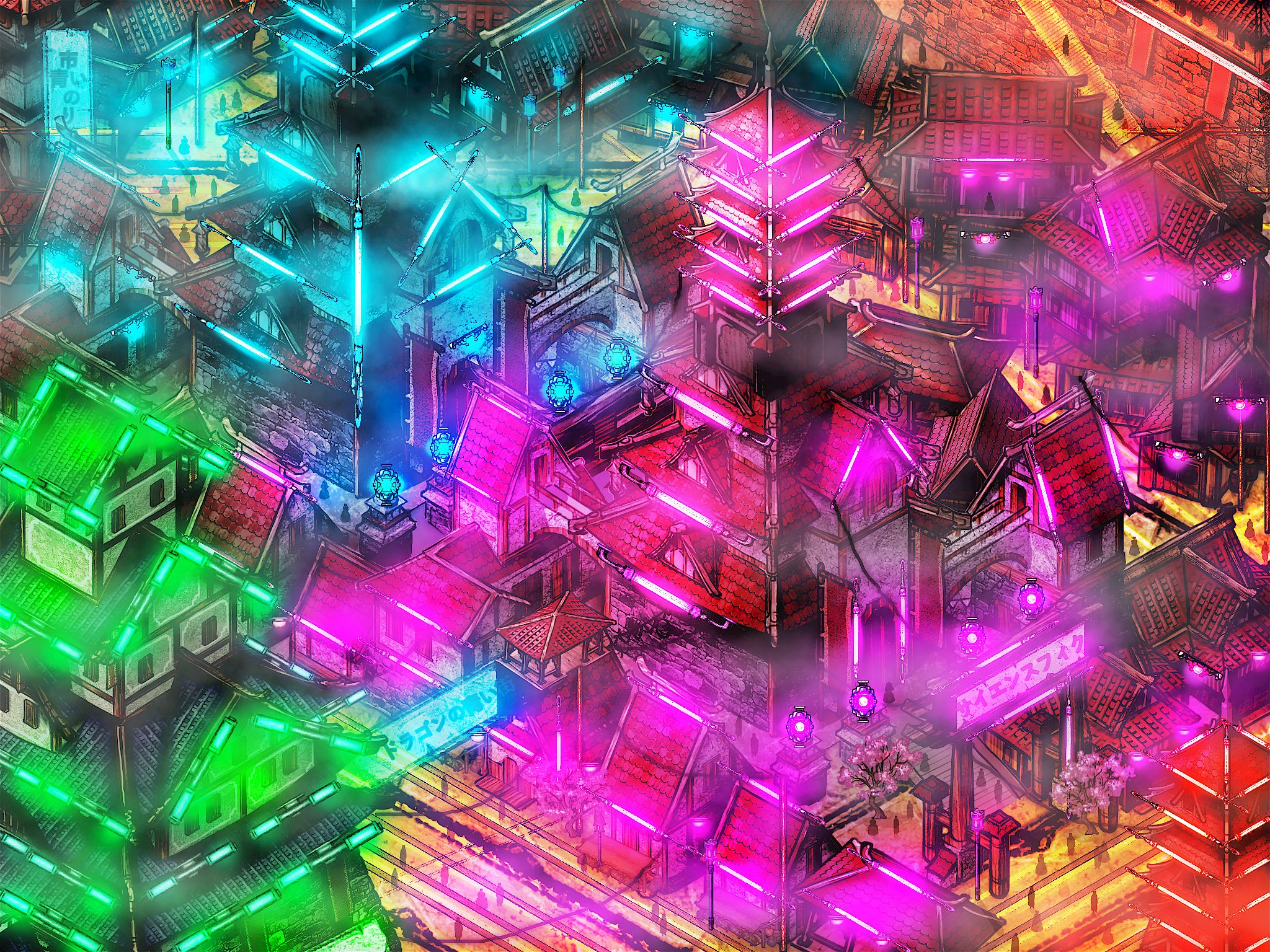 SciFi Town | Inkarnate - Create Fantasy Maps Online