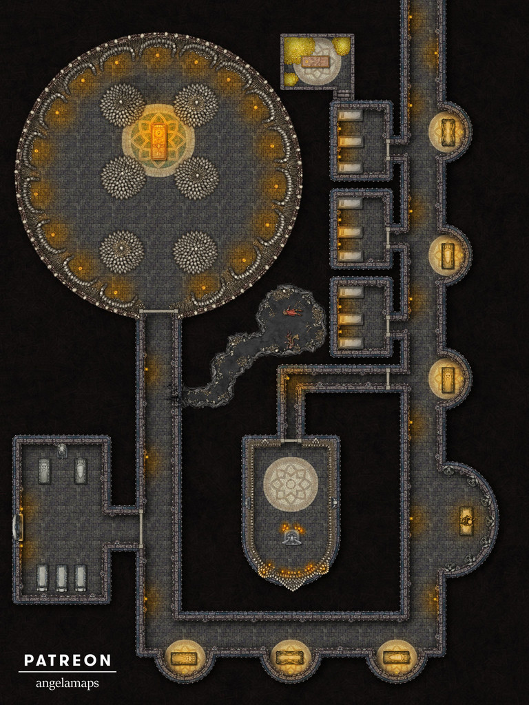 Underdark Waterfall | Inkarnate - Create Fantasy Maps Online