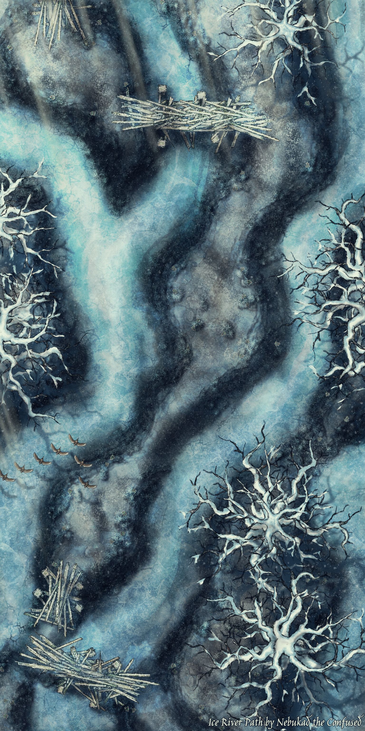 Ice River Path | Inkarnate - Create Fantasy Maps Online