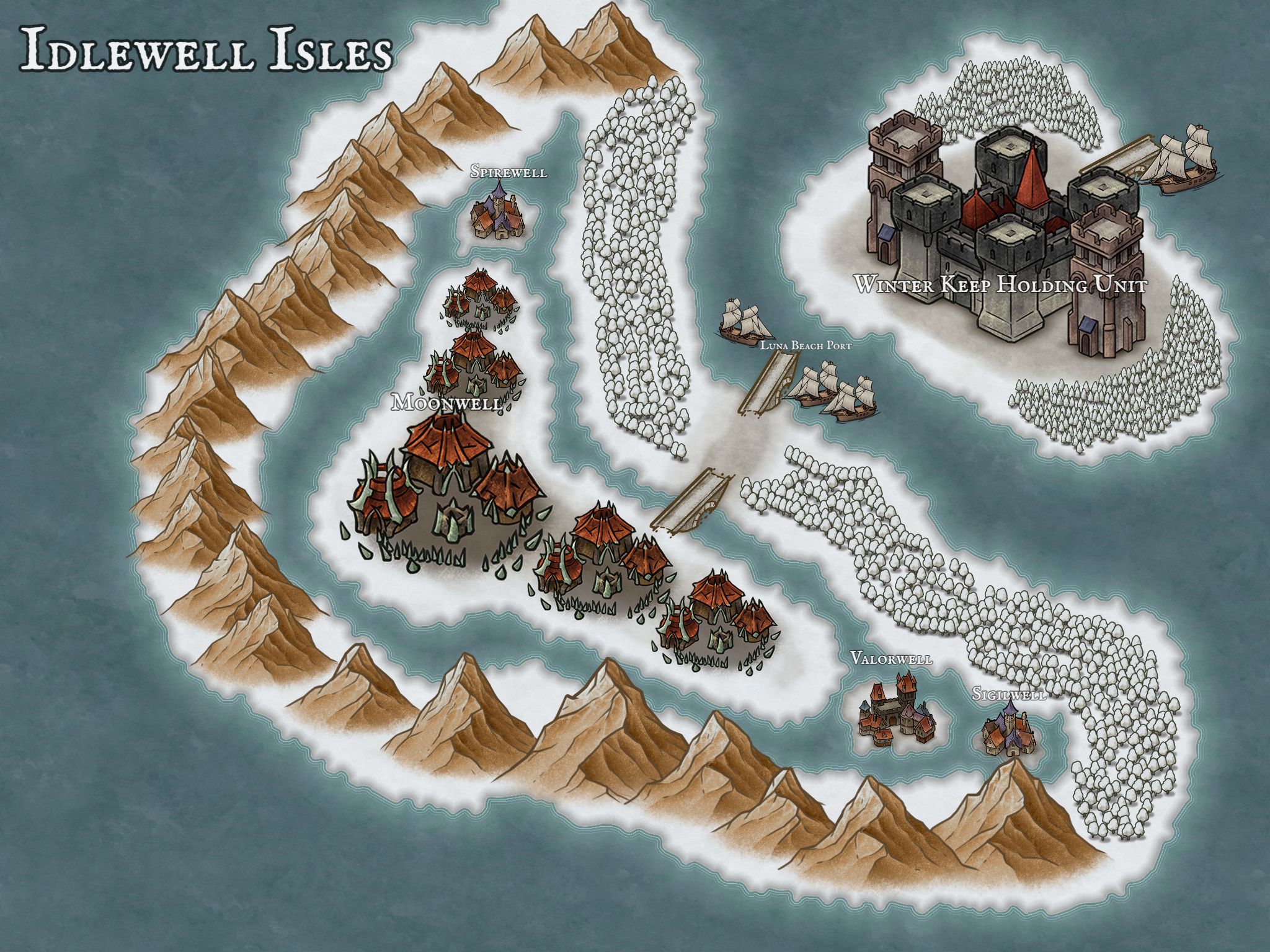 Idlewell Isles | Inkarnate - Create Fantasy Maps Online