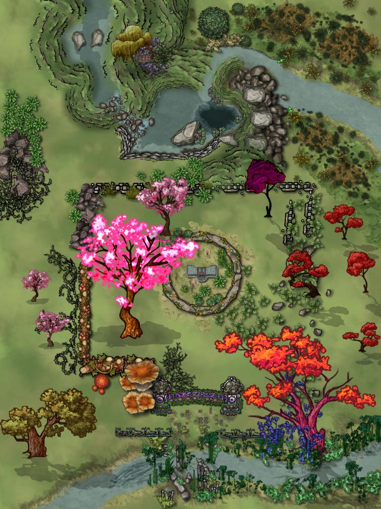 reclaimed temple | Inkarnate - Create Fantasy Maps Online