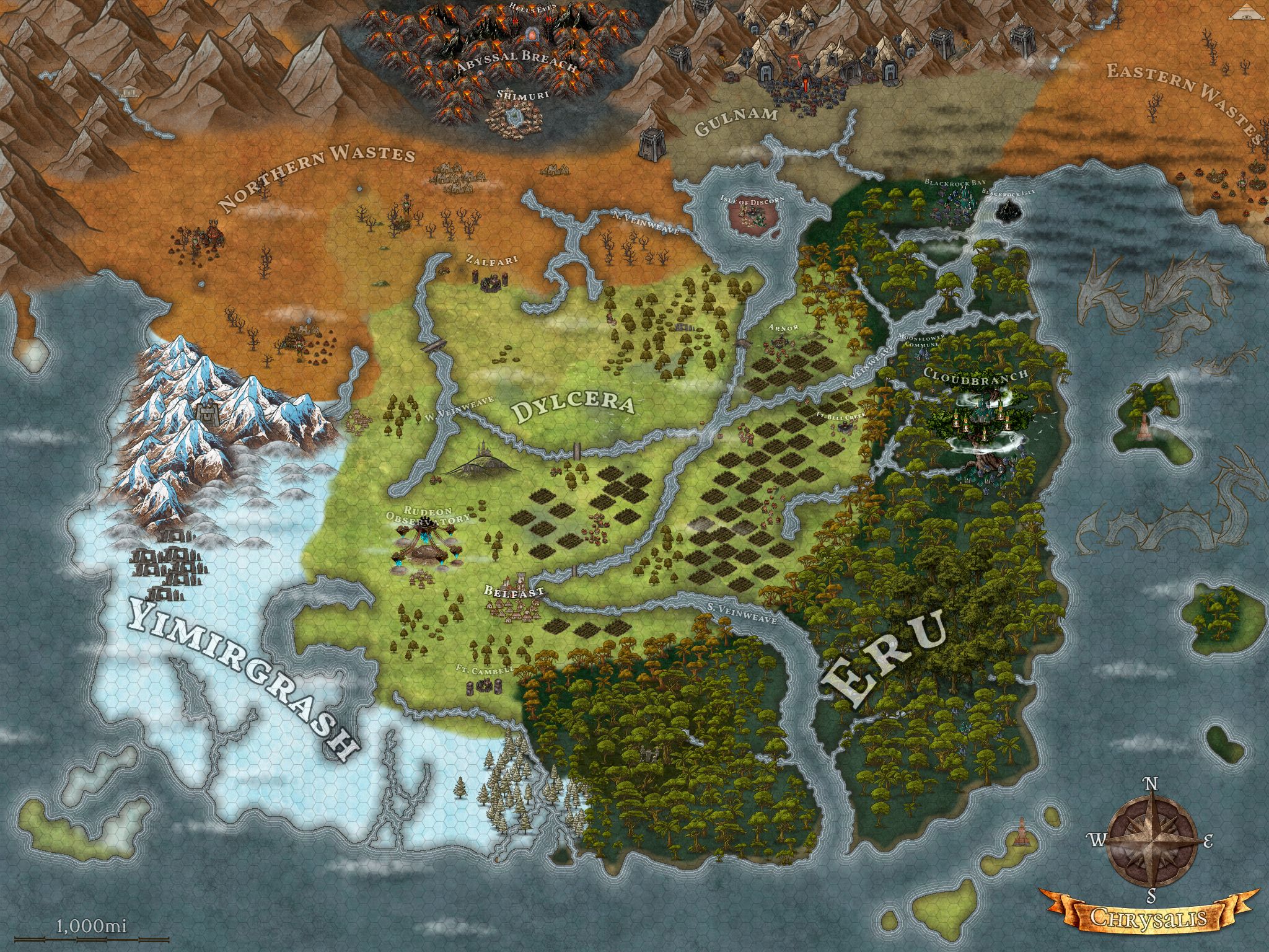 Chrysalis 2.0 | Inkarnate - Create Fantasy Maps Online