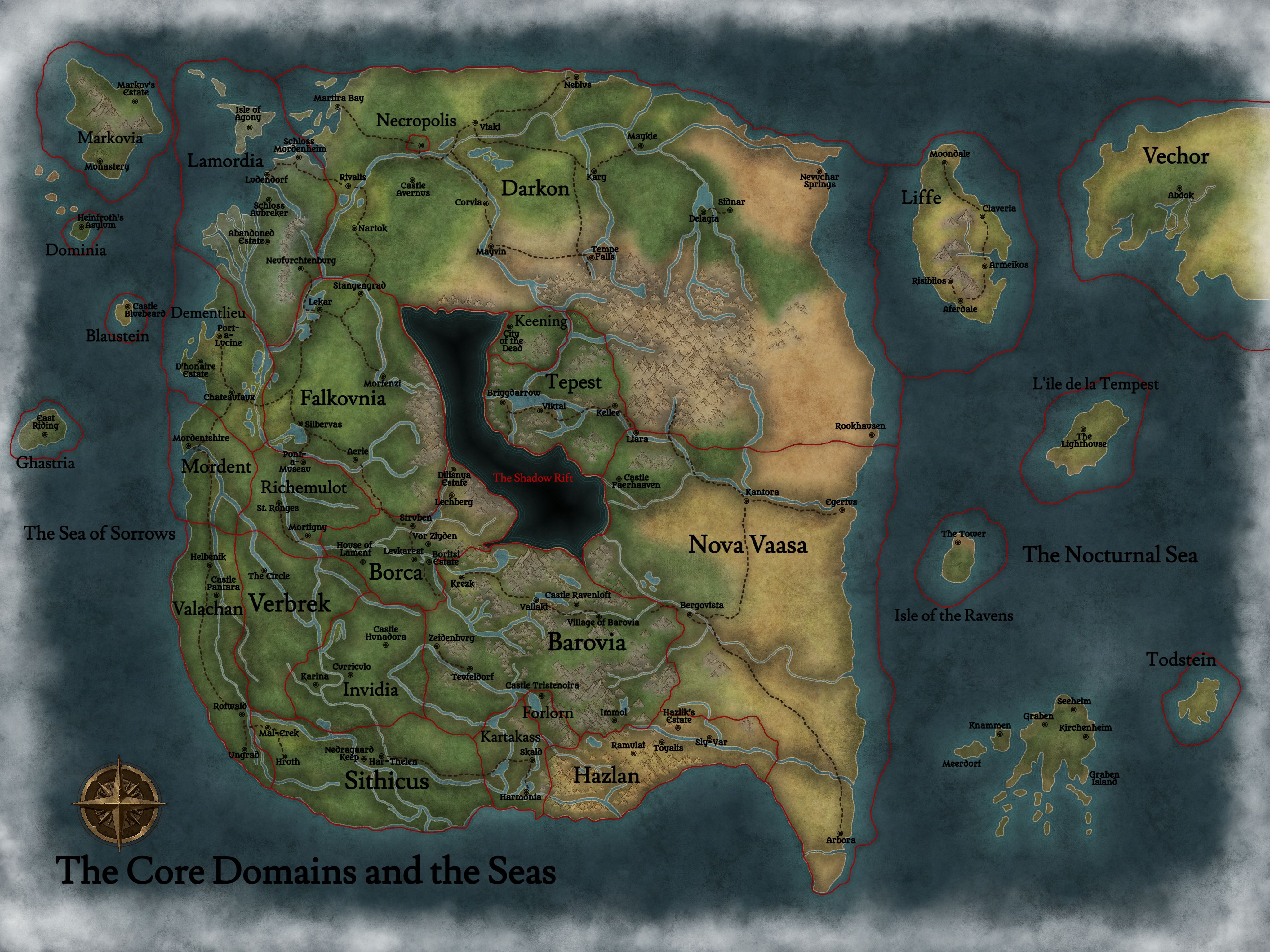 Ravenloft Core Detail Map | Inkarnate - Create Fantasy Maps Online