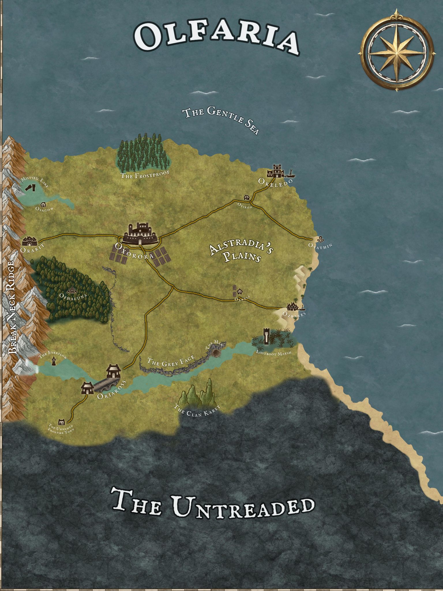 Oflaria | Inkarnate - Create Fantasy Maps Online