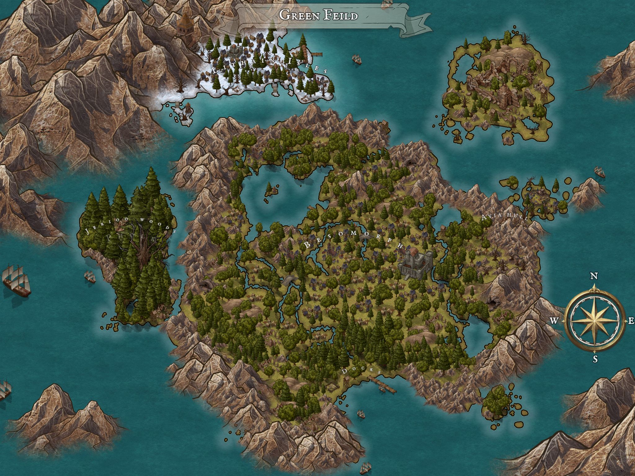 Green | Inkarnate - Create Fantasy Maps Online