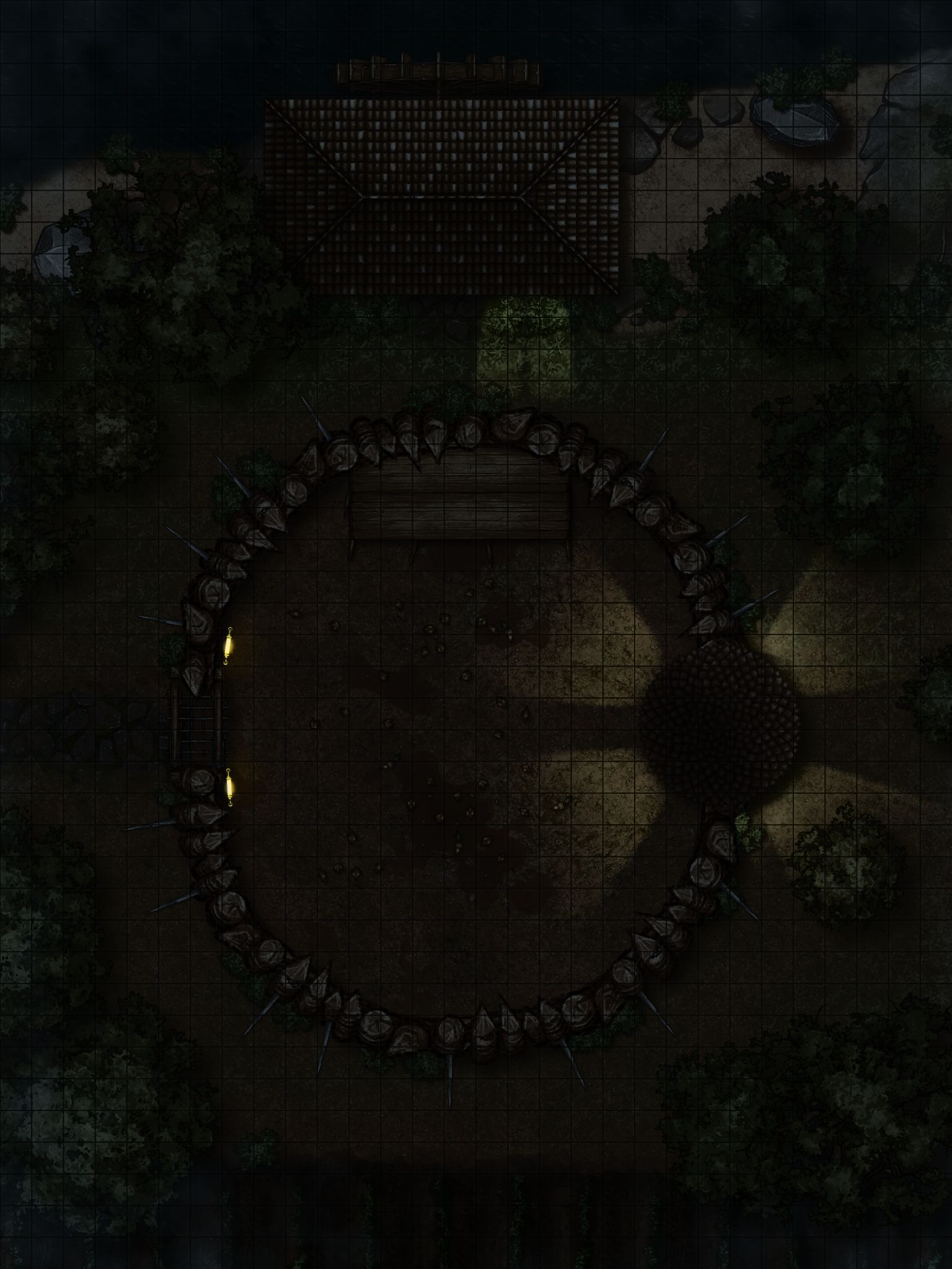 Fortified Turkey Farm (alarm) | Inkarnate - Create Fantasy Maps Online