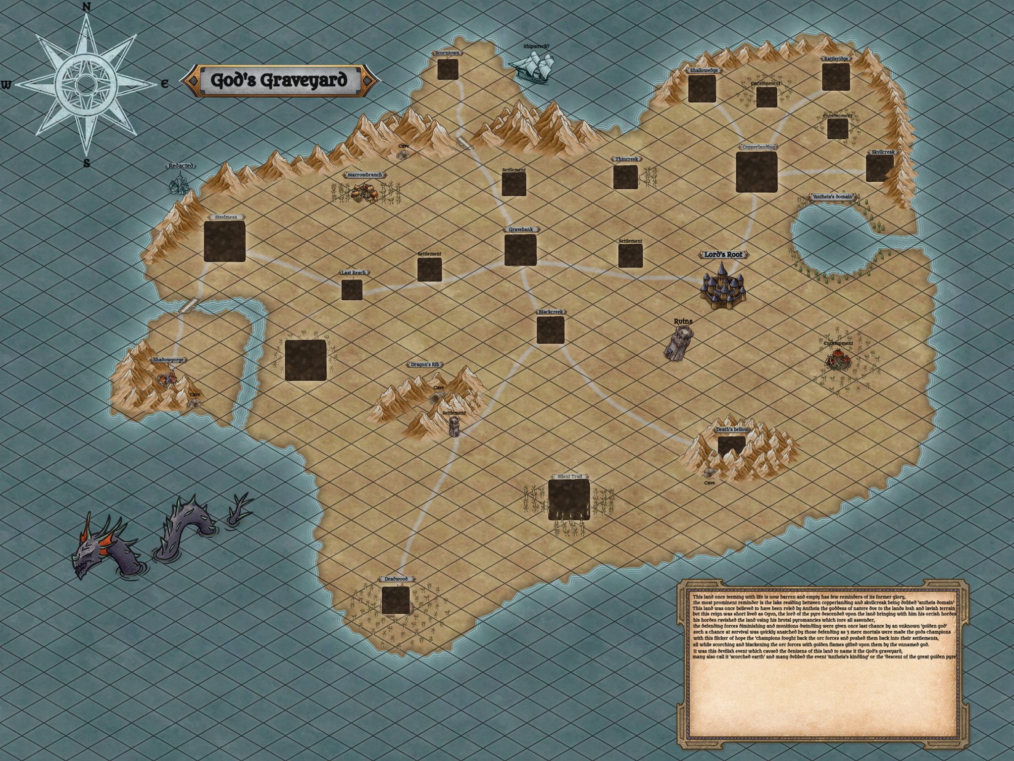 God's Graveyard | Inkarnate - Create Fantasy Maps Online