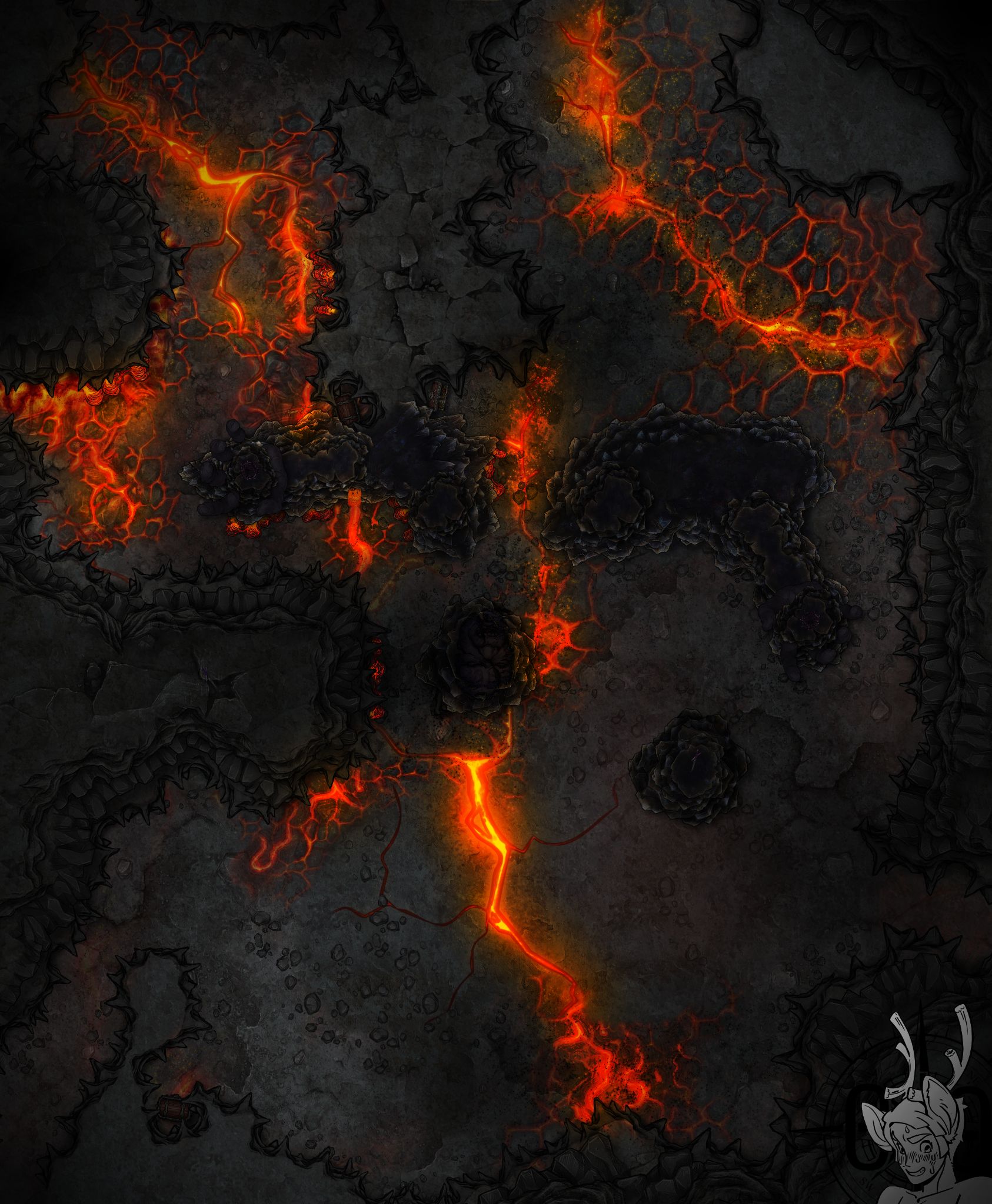 I Lava You Too | Inkarnate - Create Fantasy Maps Online