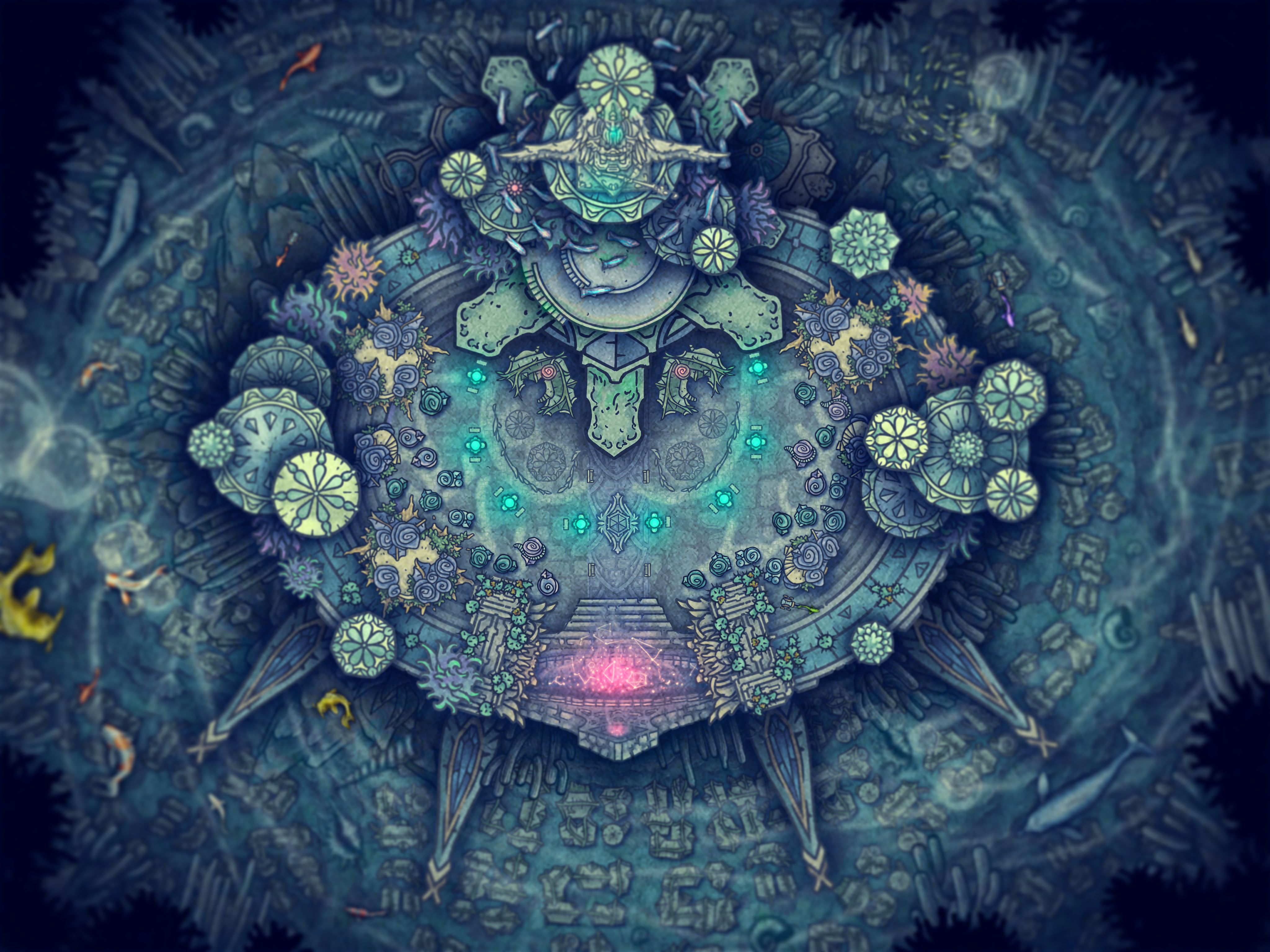 Underwater City | Inkarnate - Create Fantasy Maps Online