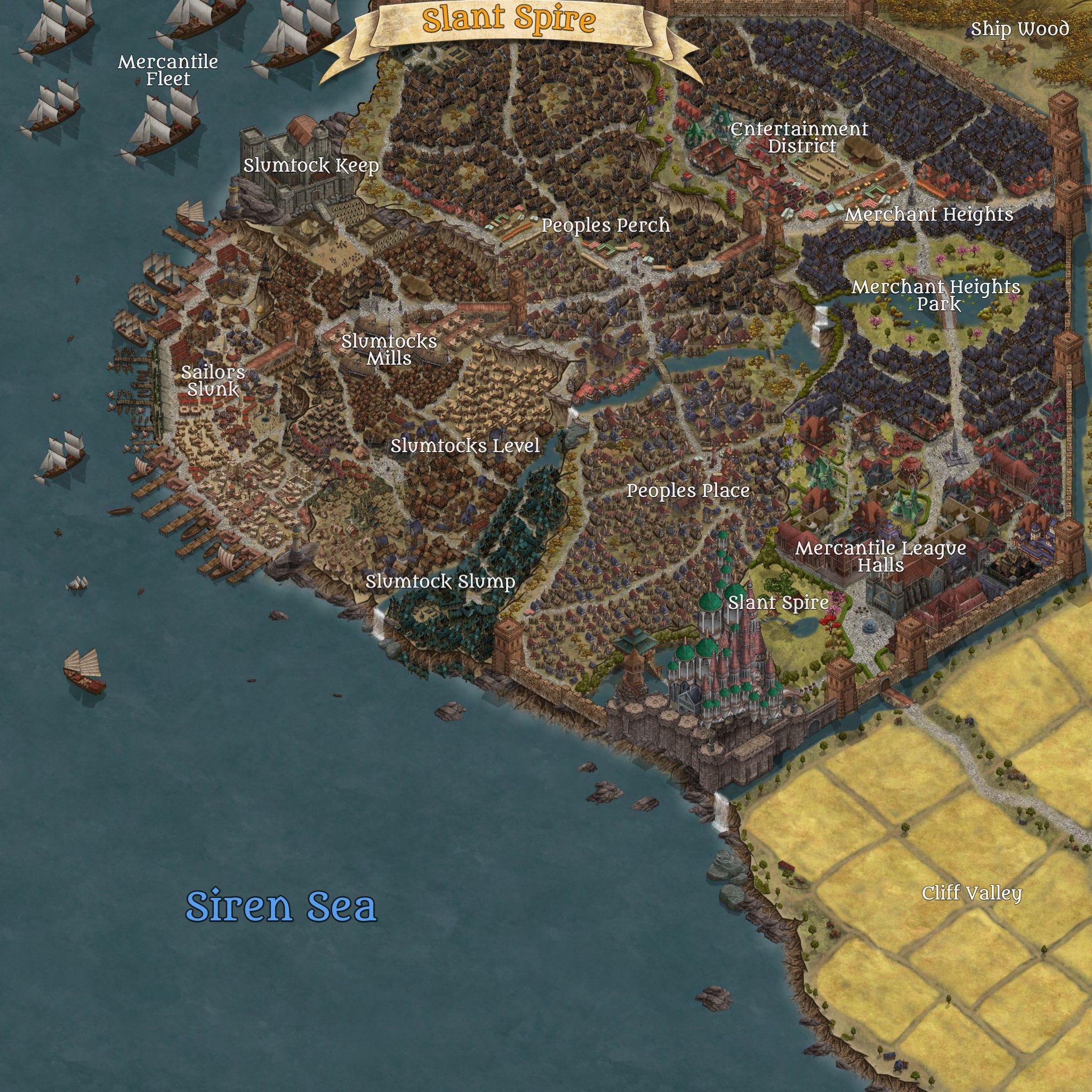 Slant Spire | Inkarnate - Create Fantasy Maps Online