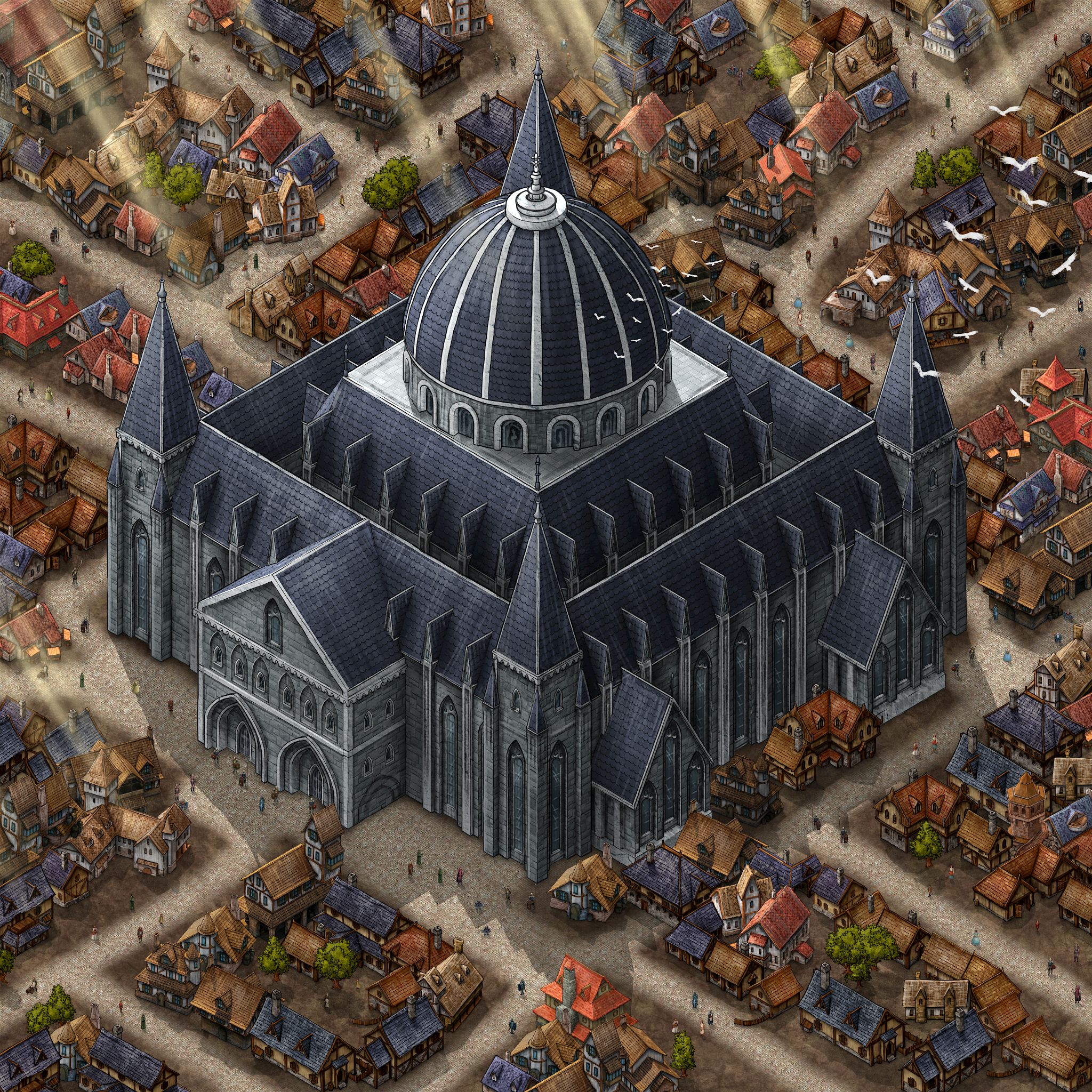 City Cathedral | Inkarnate - Create Fantasy Maps Online
