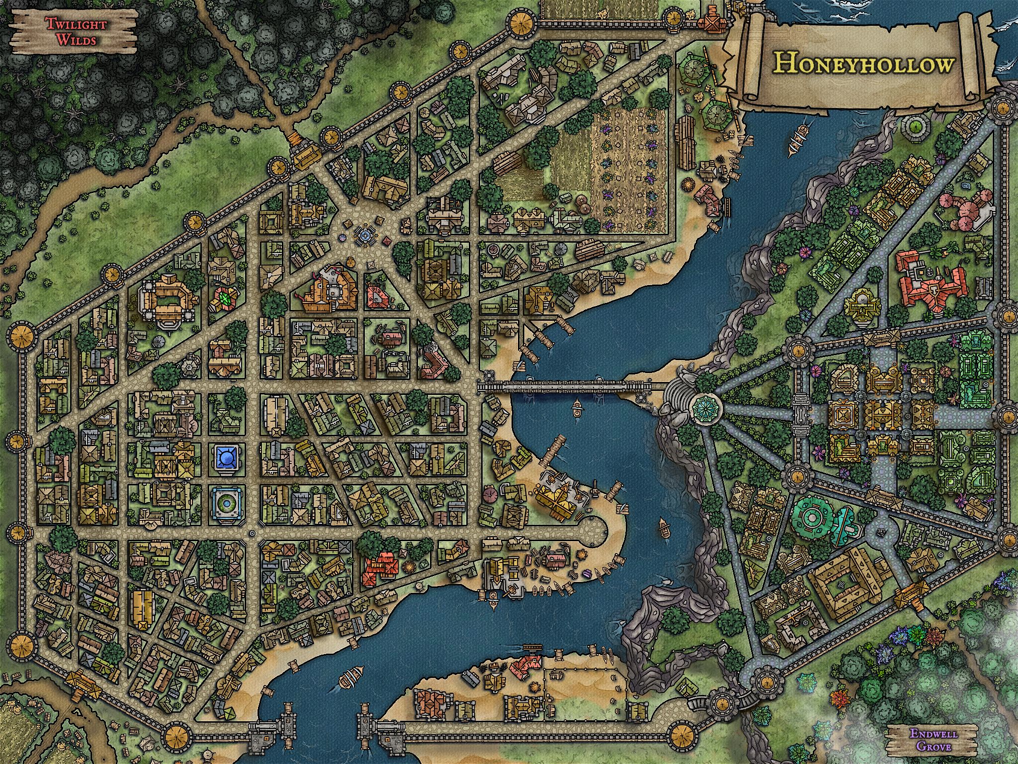 Honeyhollow | Inkarnate - Create Fantasy Maps Online