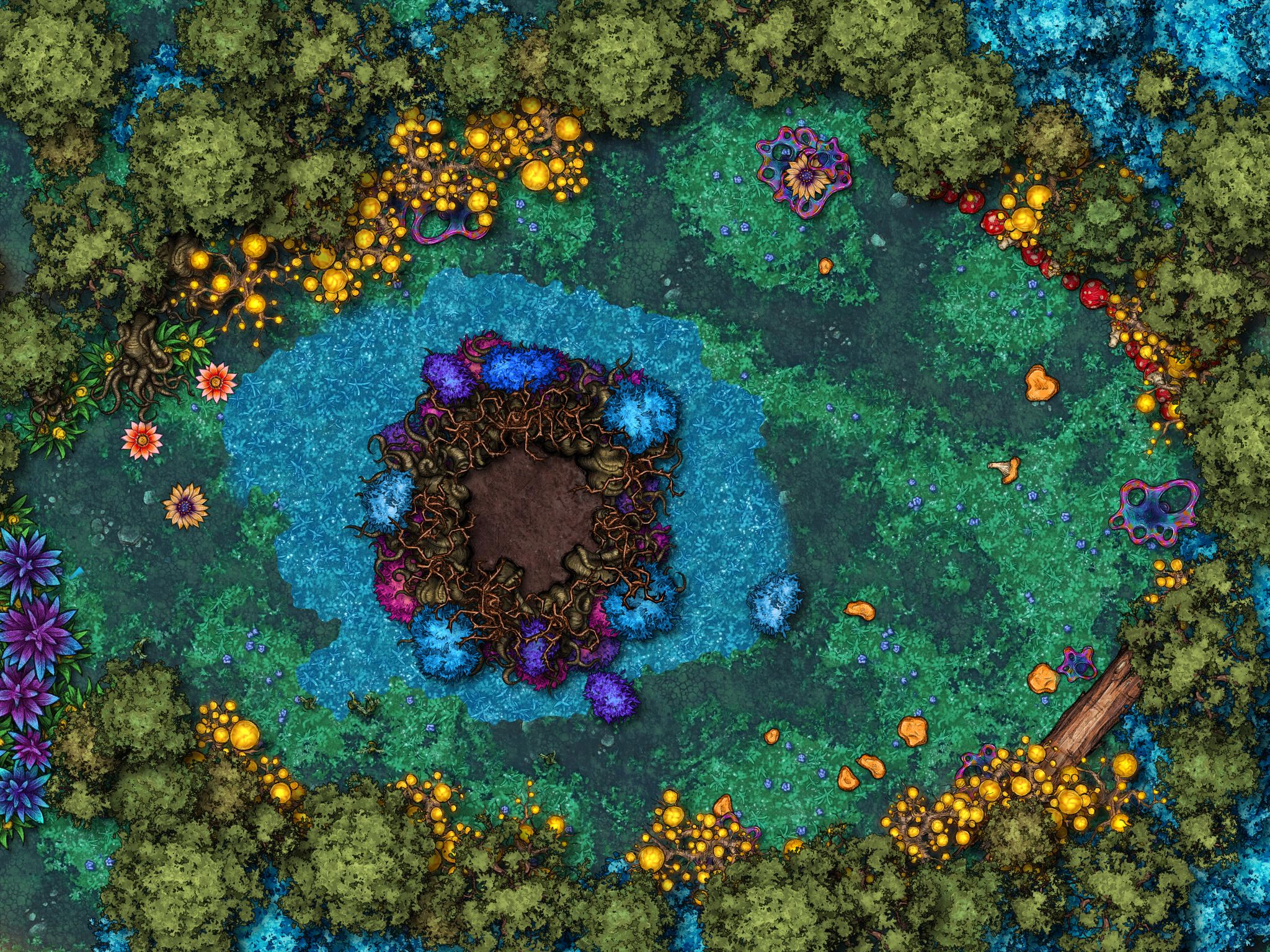 Magic meadow | Inkarnate - Create Fantasy Maps Online