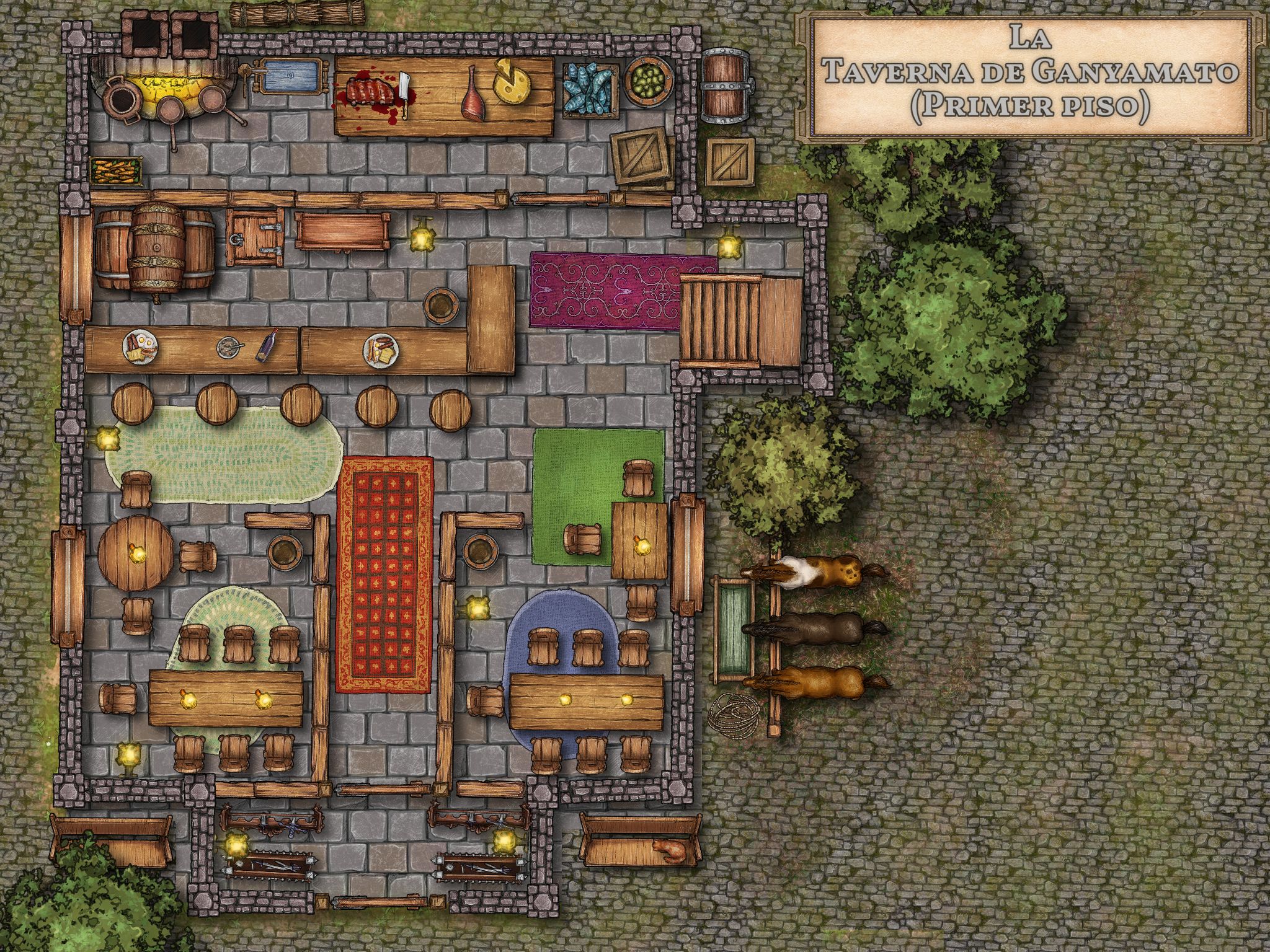 GANYAMATO'S INN | Inkarnate - Create Fantasy Maps Online