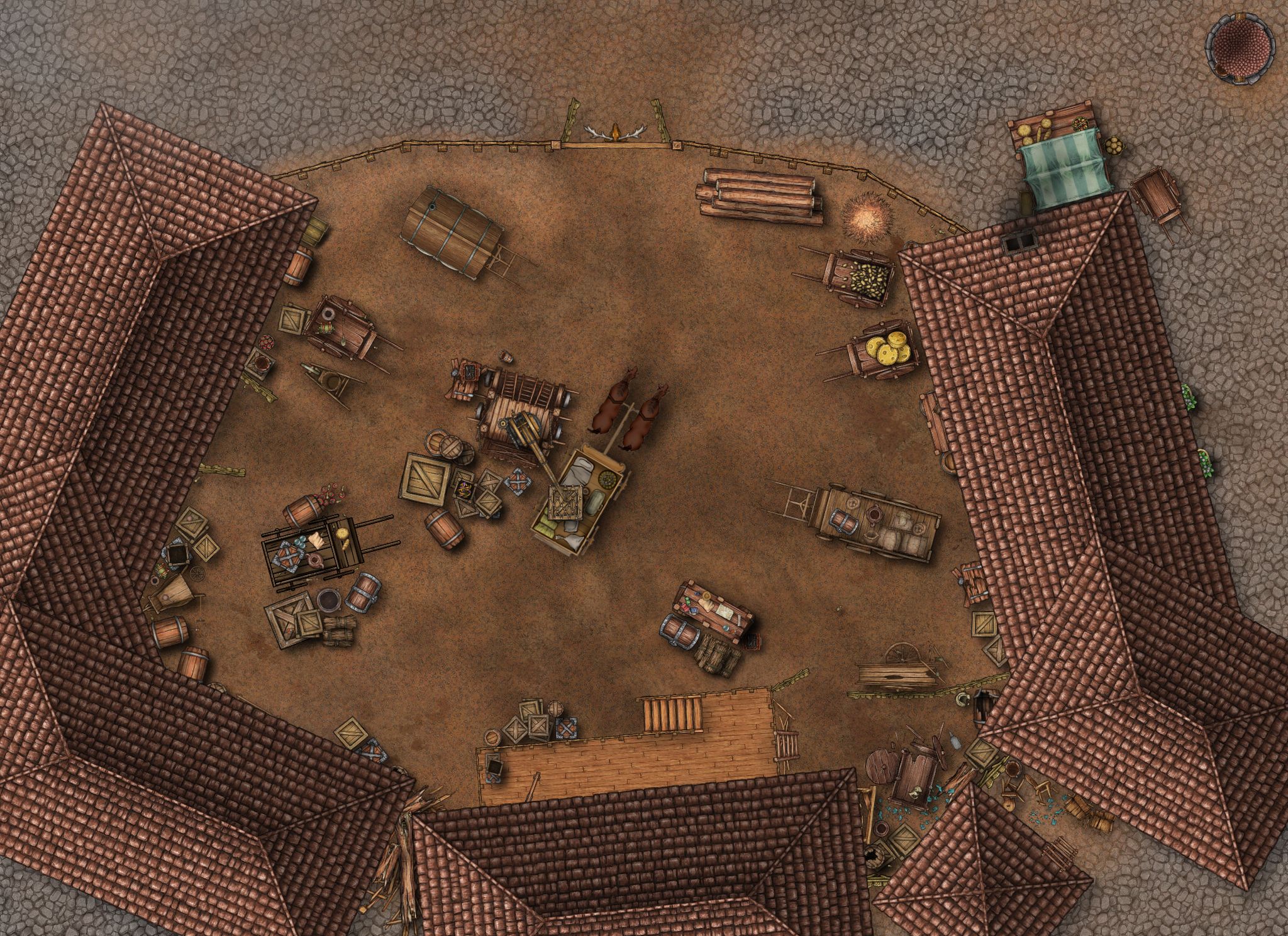 Storeyard - Exterior | Inkarnate - Create Fantasy Maps Online