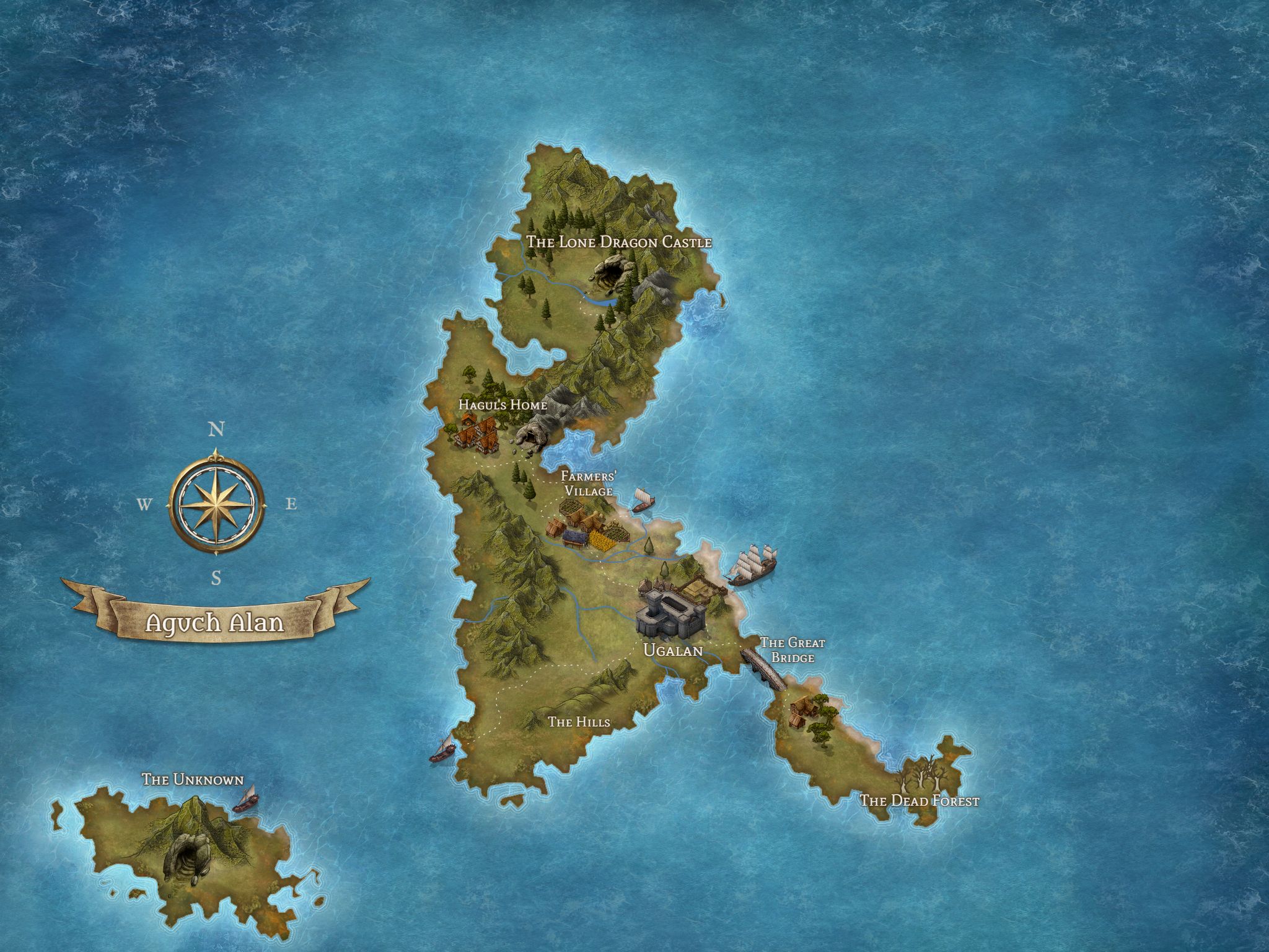 A Small Island | Inkarnate - Create Fantasy Maps Online