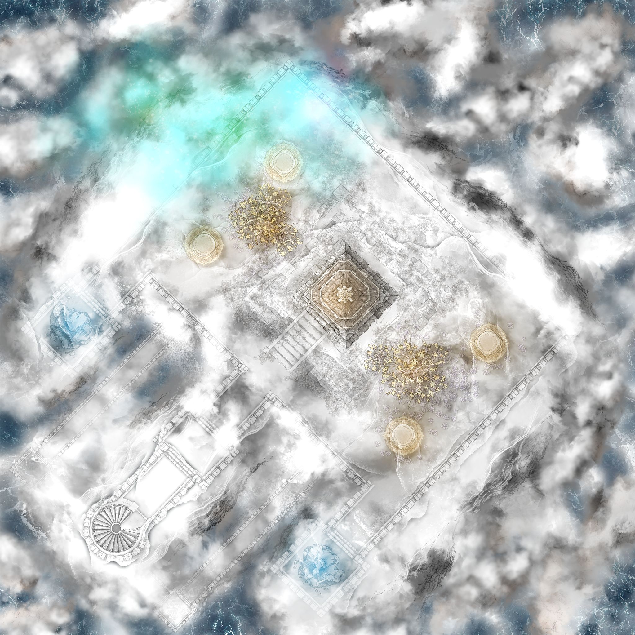 Cloud Castle | Inkarnate - Create Fantasy Maps Online