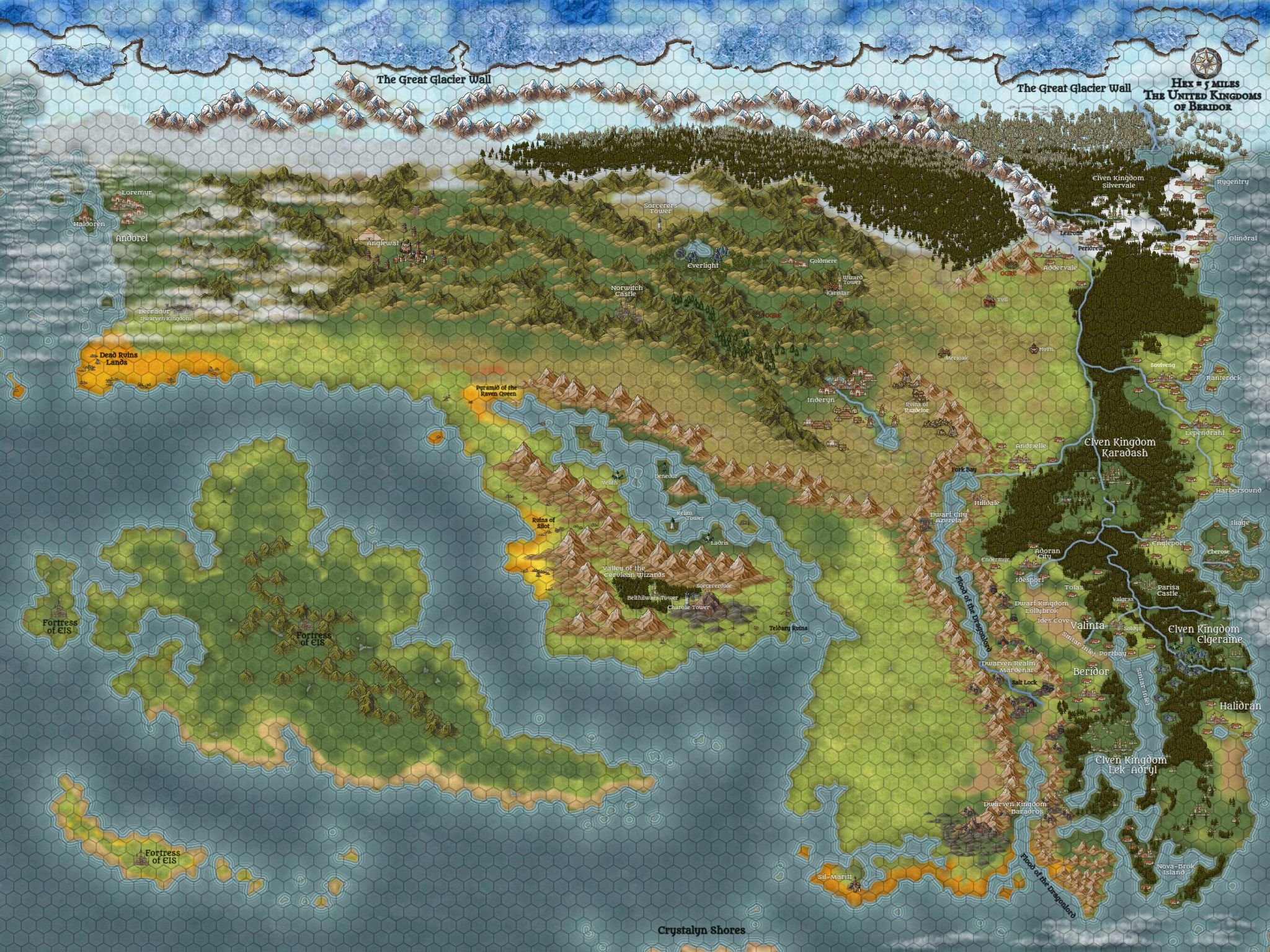 Beridor-After Cataclysm of Gorldradon. 425 A.H. (copy) | Inkarnate ...