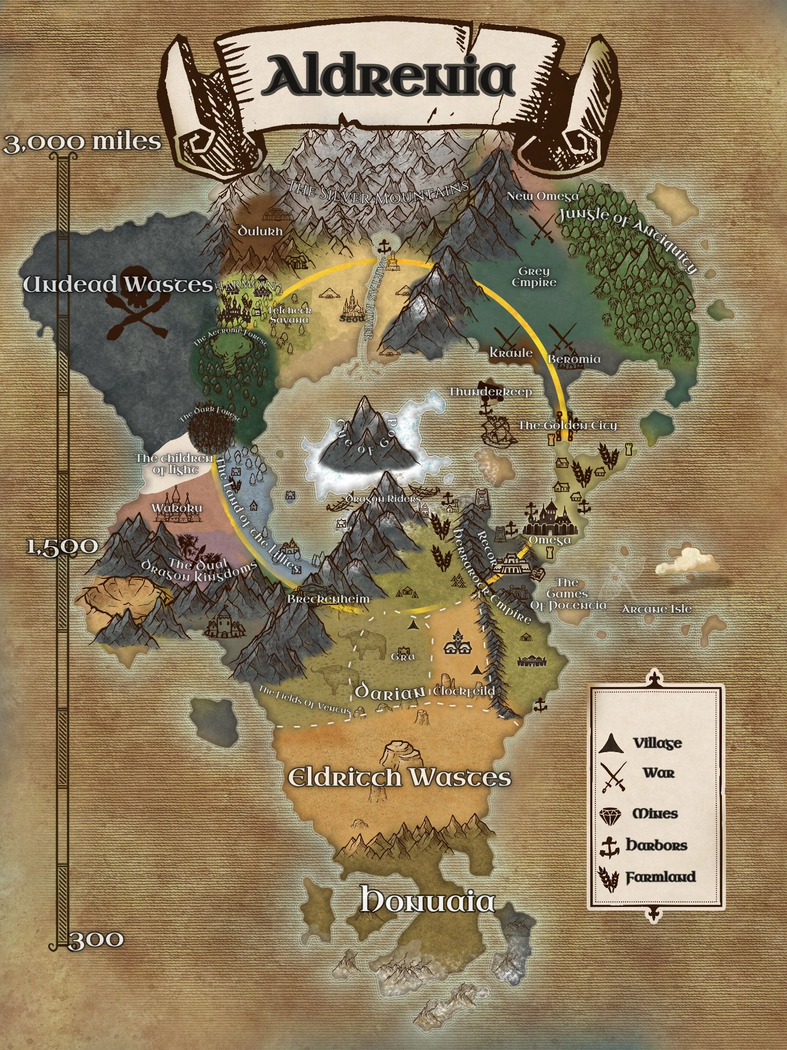 Aldrenia | Inkarnate - Create Fantasy Maps Online