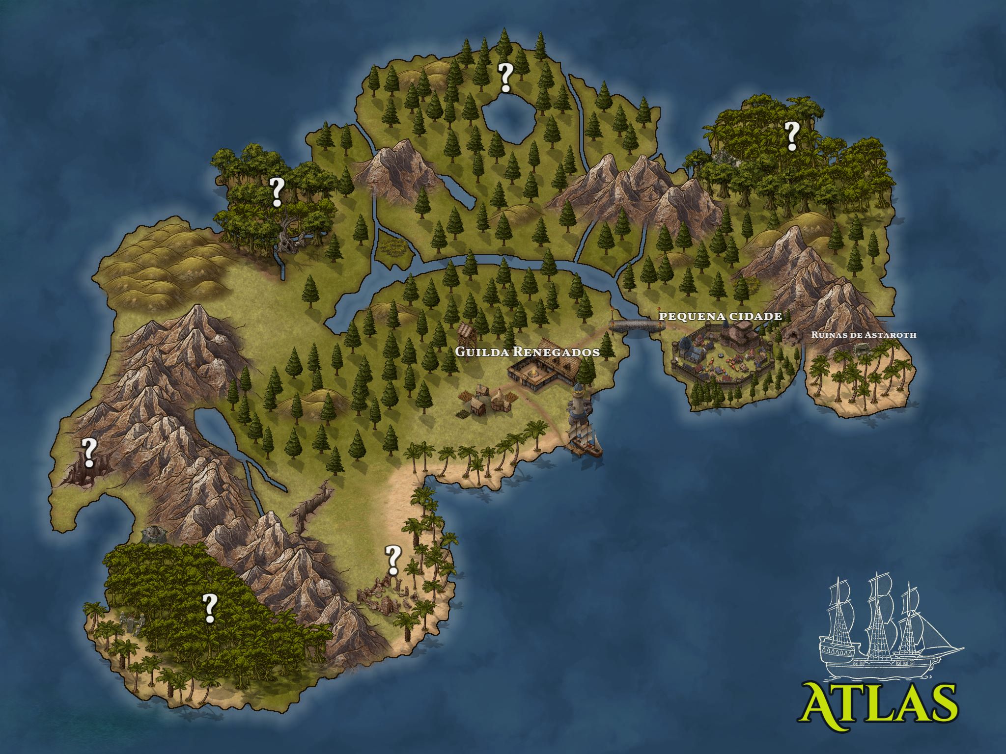 nova ilha | Inkarnate - Create Fantasy Maps Online