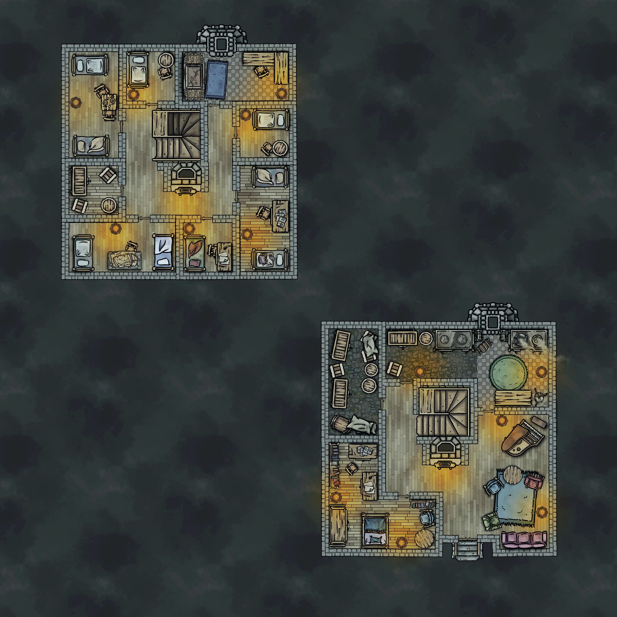 Two-storey Inn | Inkarnate - Create Fantasy Maps Online