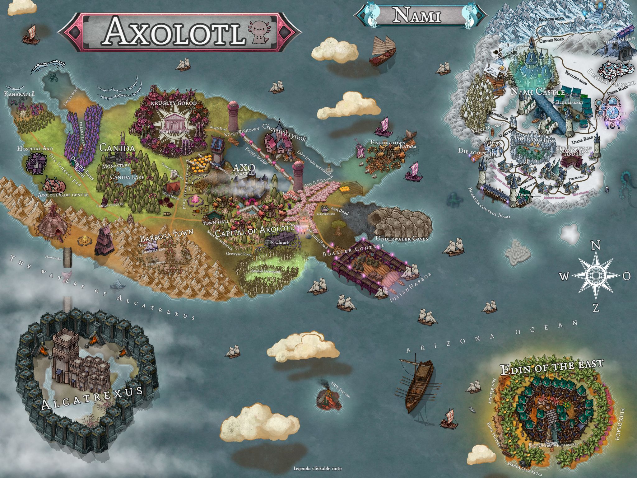 Wonderfull Islands of choices | Inkarnate - Create Fantasy Maps Online