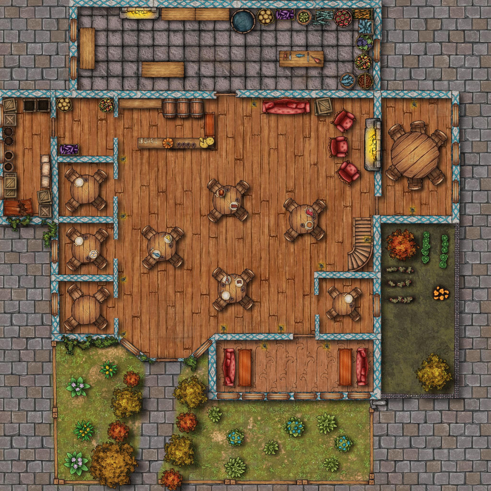 Elfsong Tavern | Inkarnate - Create Fantasy Maps Online