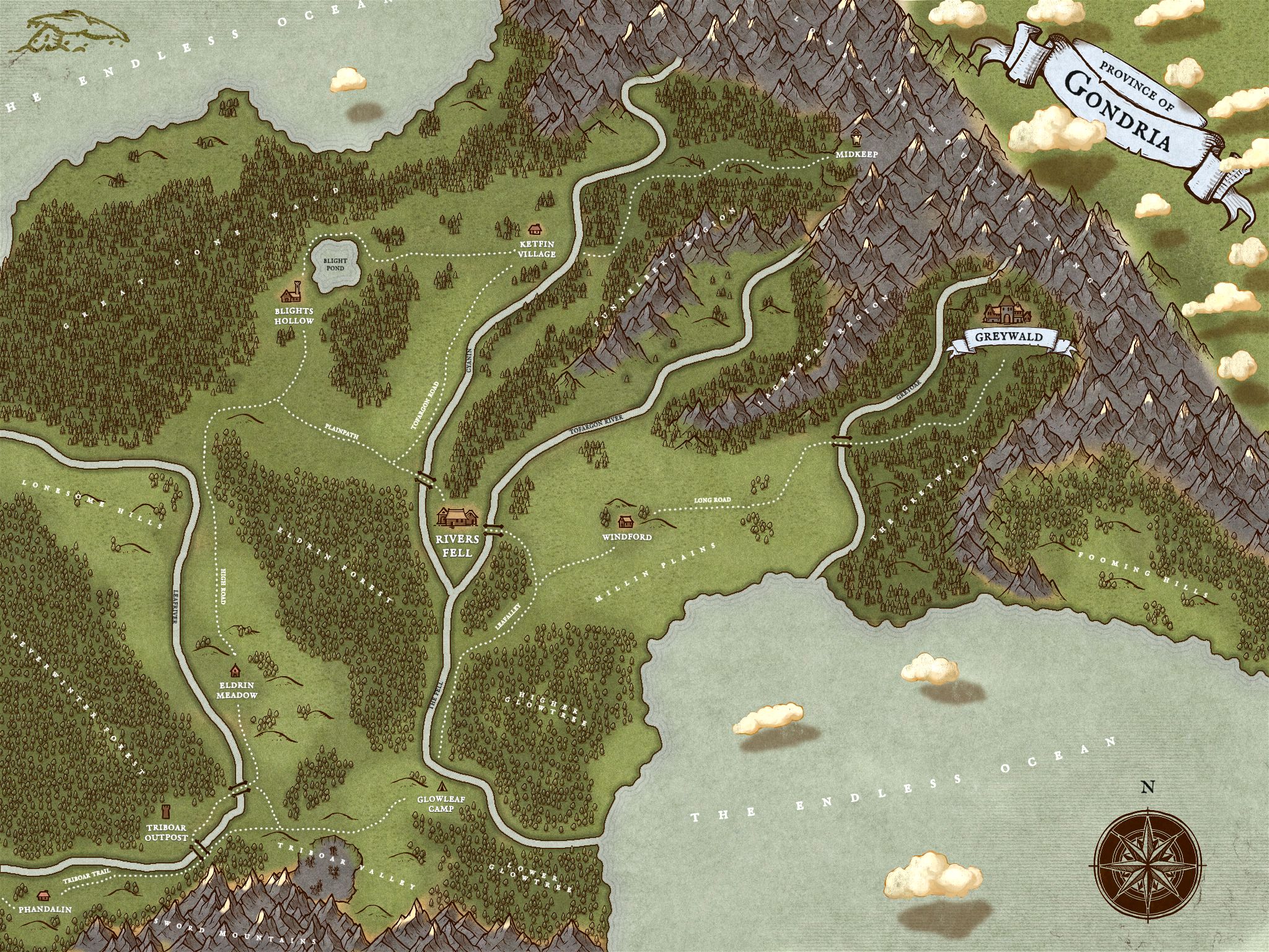 Gondria Province | Inkarnate - Create Fantasy Maps Online