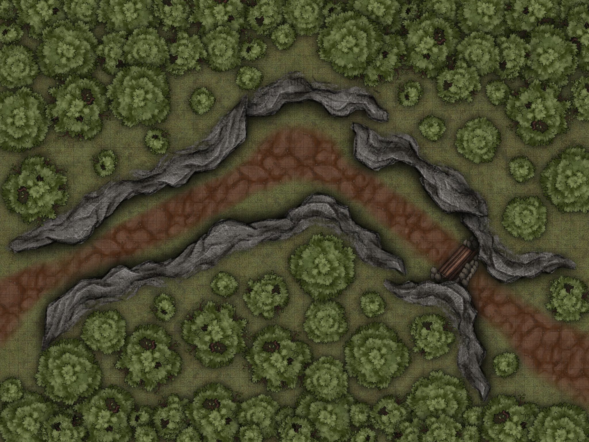 Road ambush | Inkarnate - Create Fantasy Maps Online