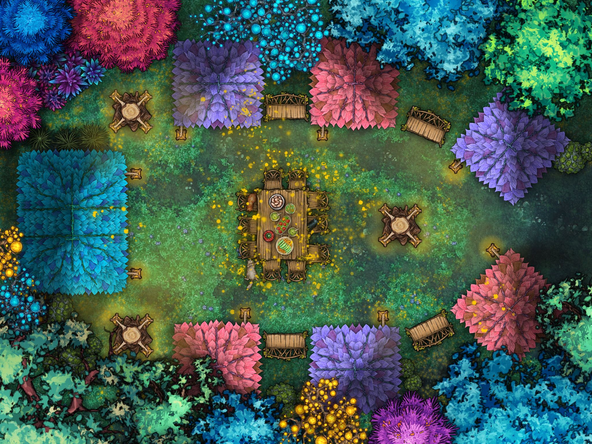 The Fey Feast | Inkarnate - Create Fantasy Maps Online