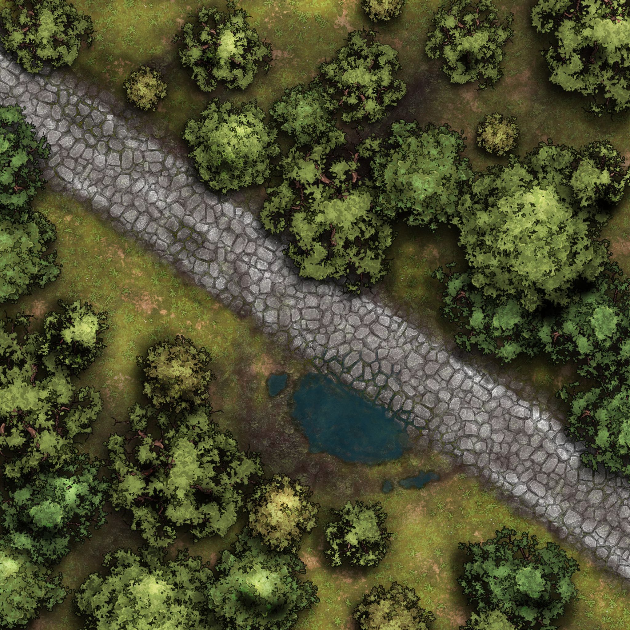 Road From RiverFlank to Haran | Inkarnate - Create Fantasy Maps Online