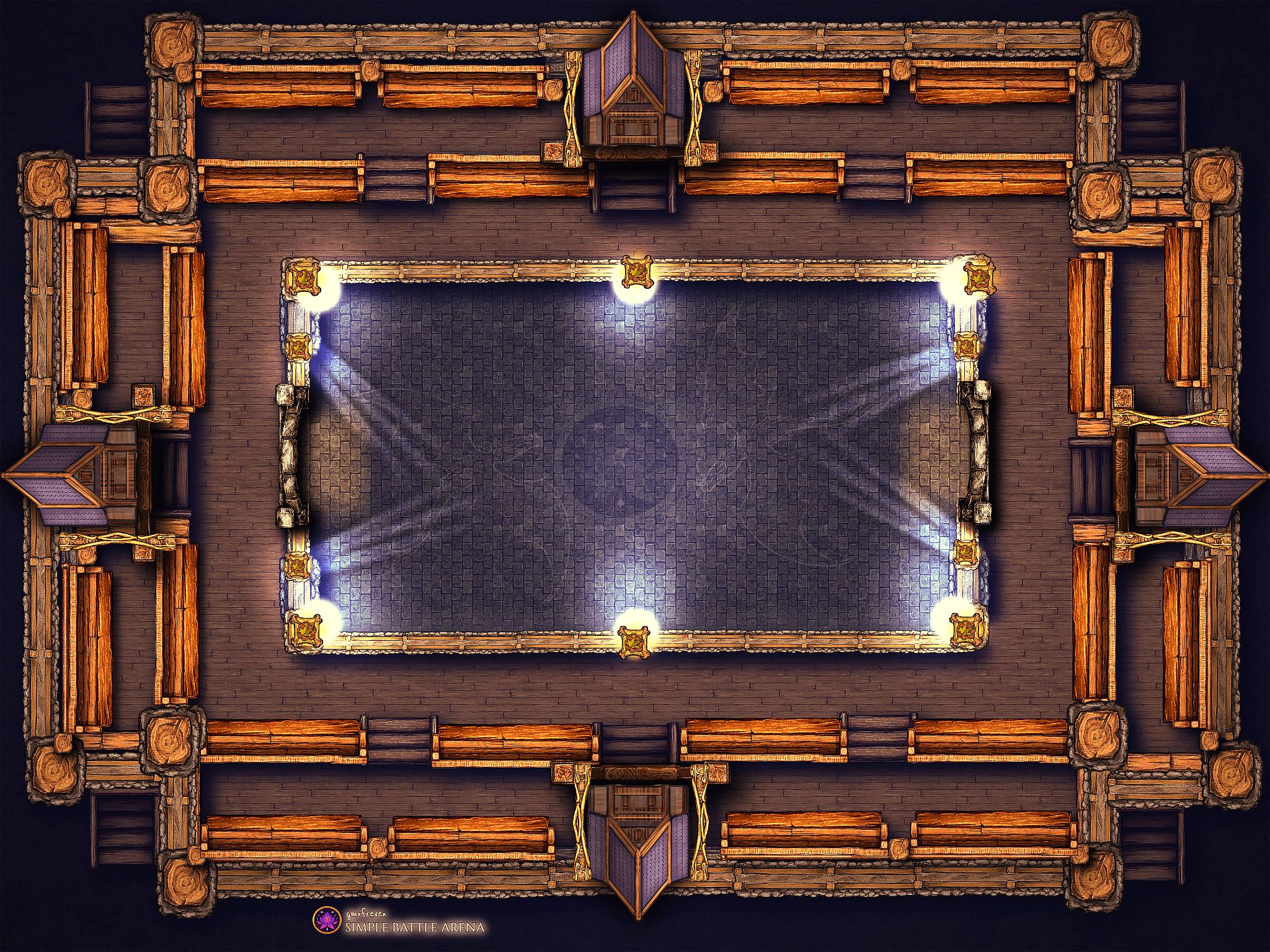 Simple Battle Arena | Inkarnate - Create Fantasy Maps Online