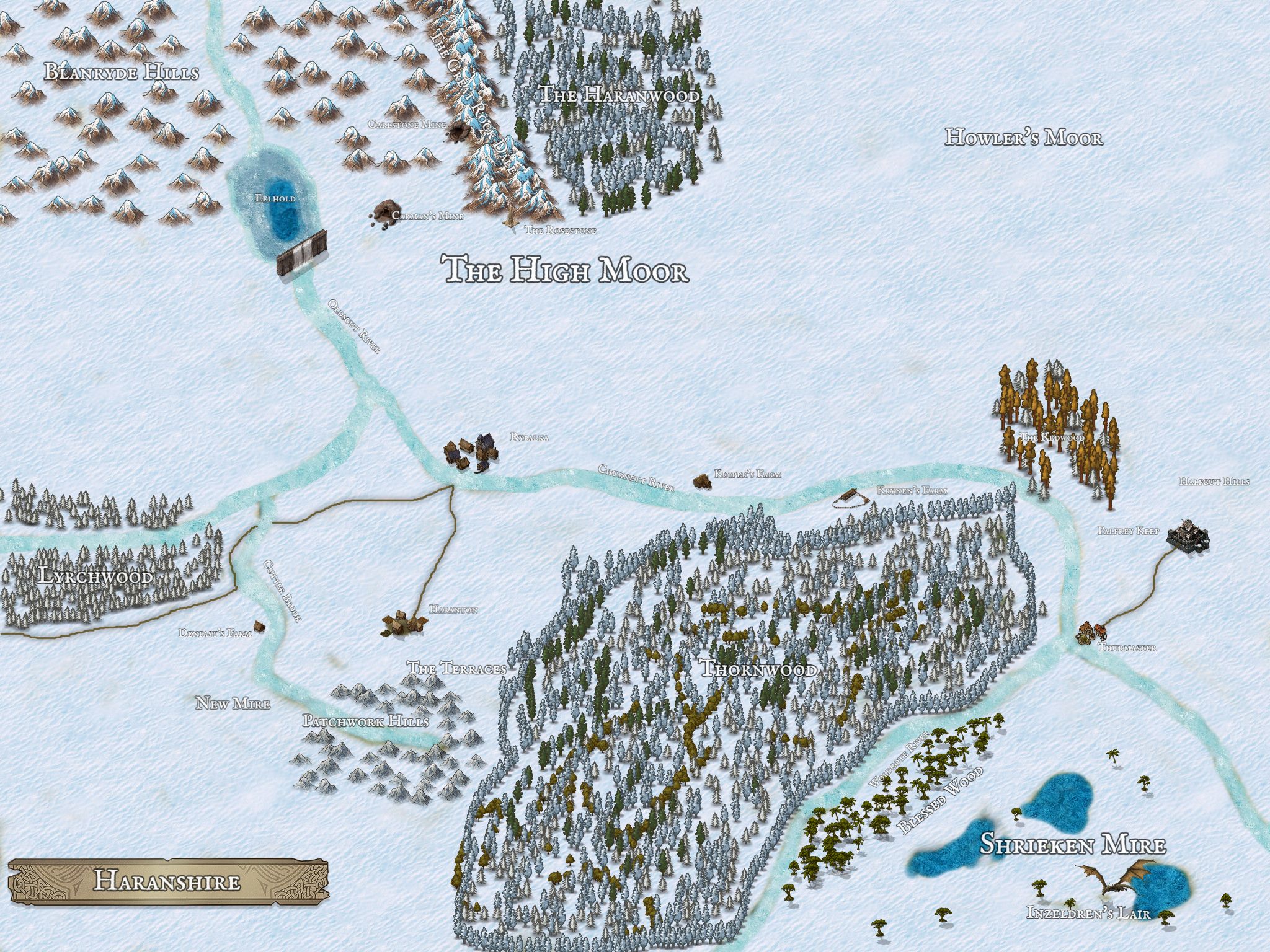 Haranshire | Inkarnate - Create Fantasy Maps Online