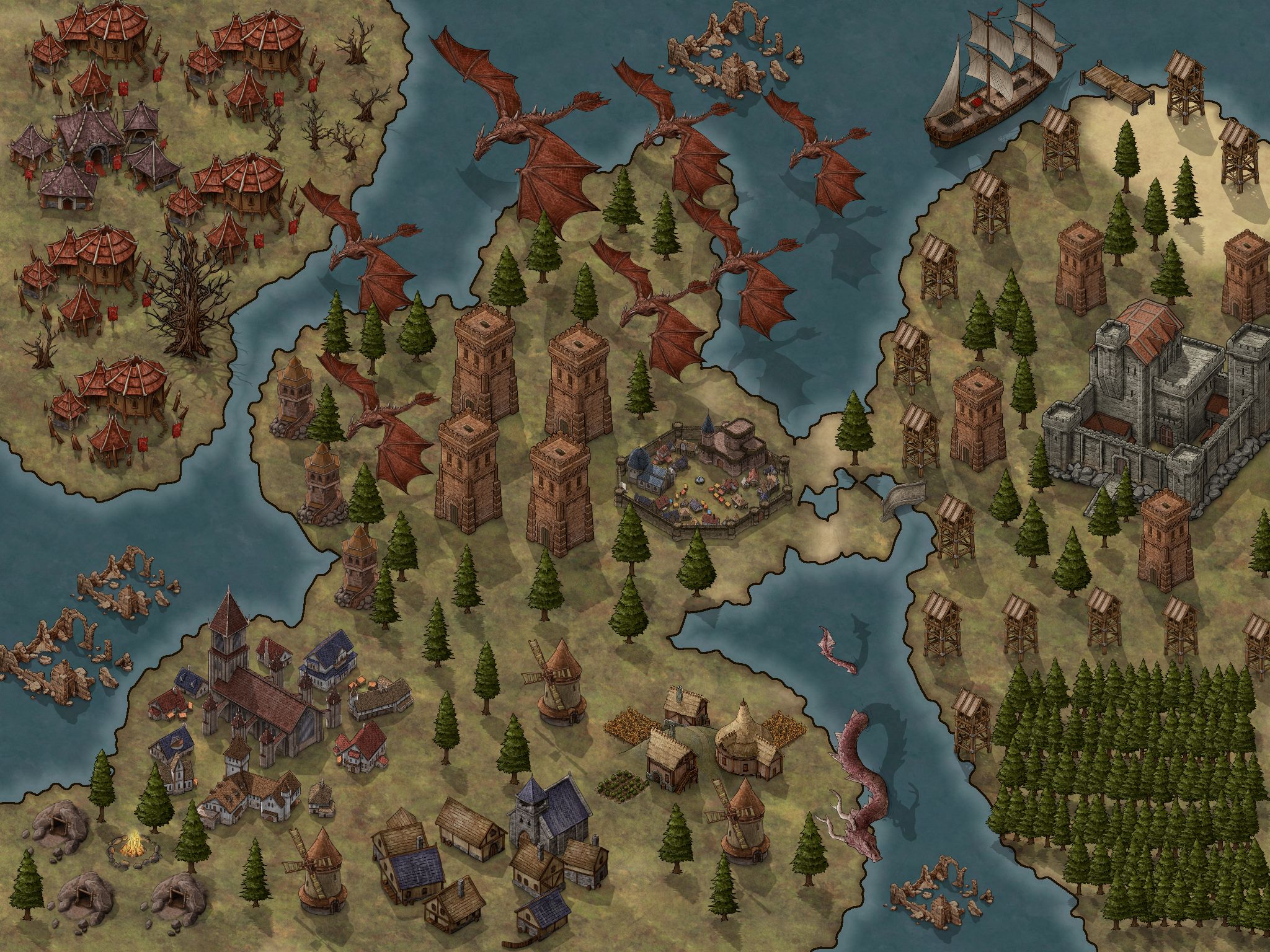 war of worlds | Inkarnate - Create Fantasy Maps Online