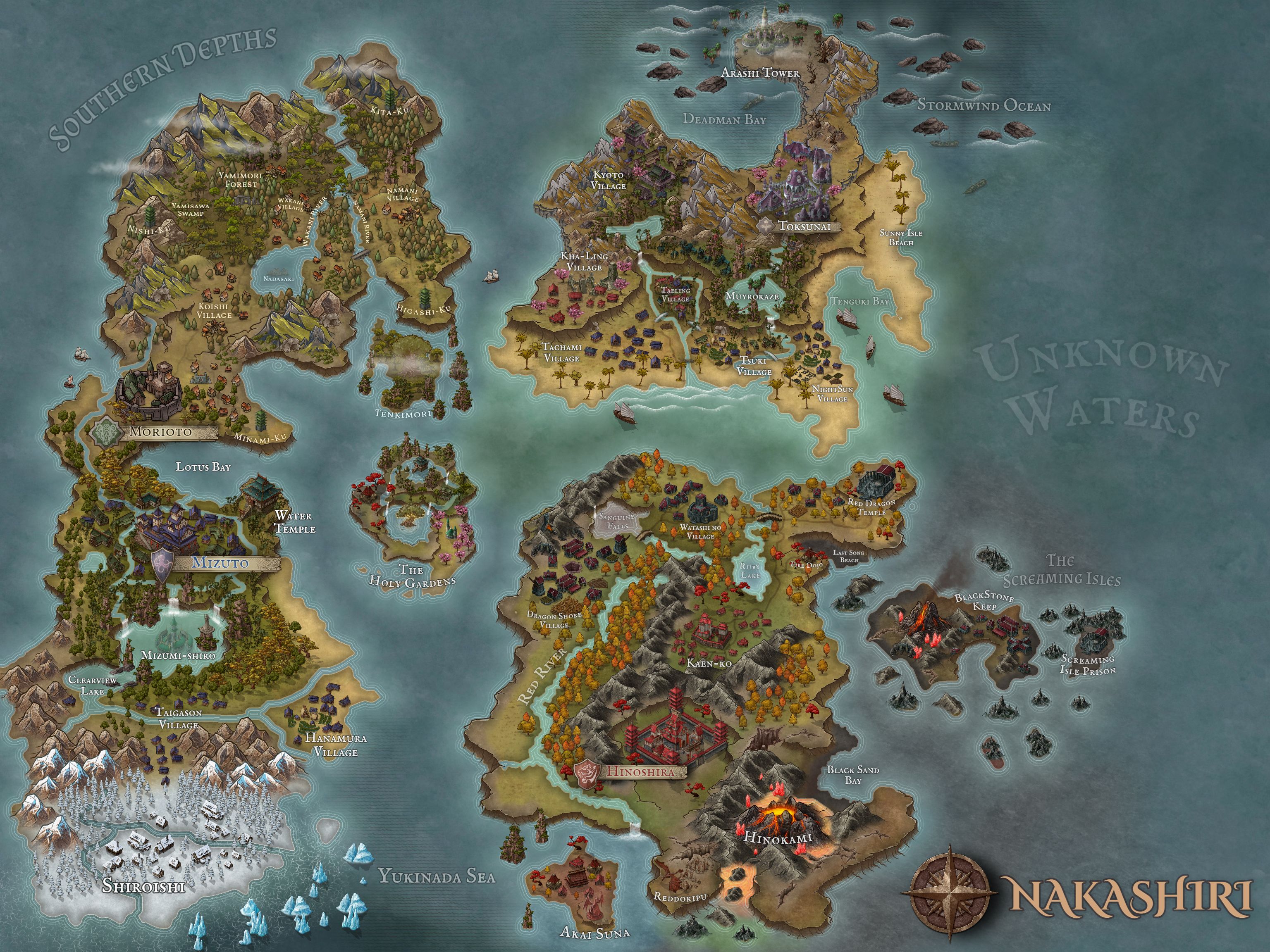 Nakashiri | Inkarnate - Create Fantasy Maps Online